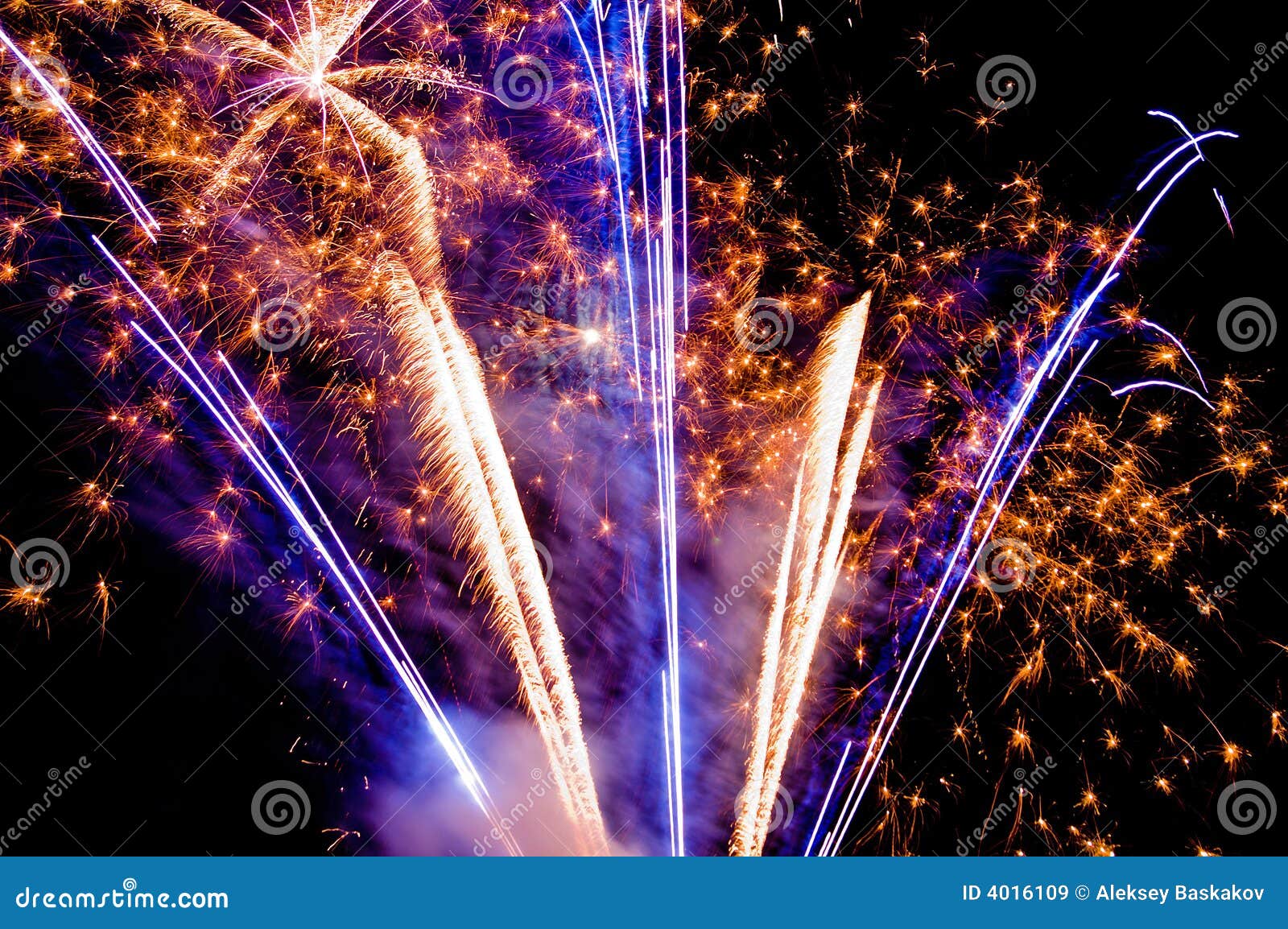 Bright fireworks stock image. Image of multi, launch, festival - 4016109