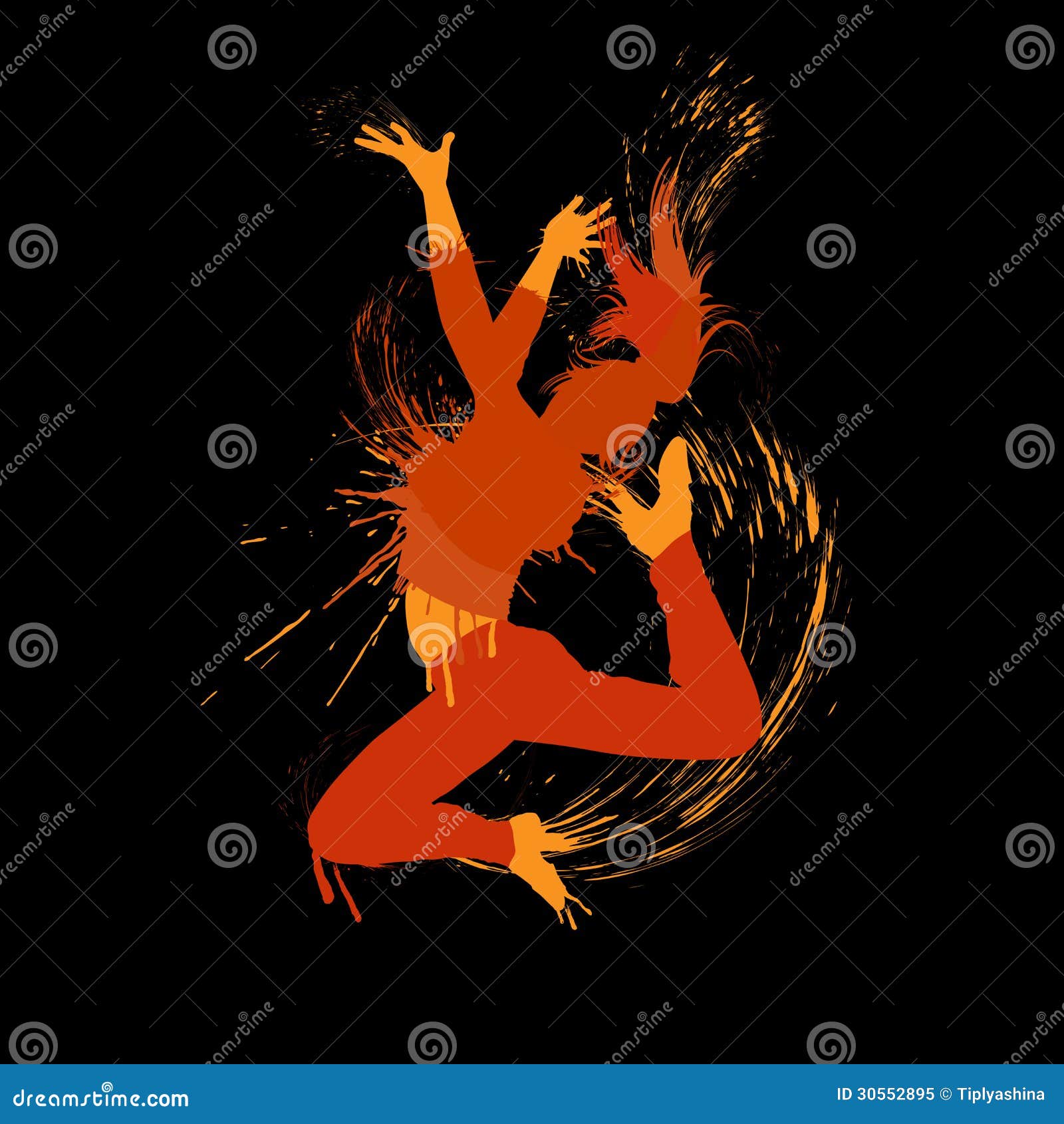 Bright Flamy Ball On The Black Background, Generative Ai Image Stock ...