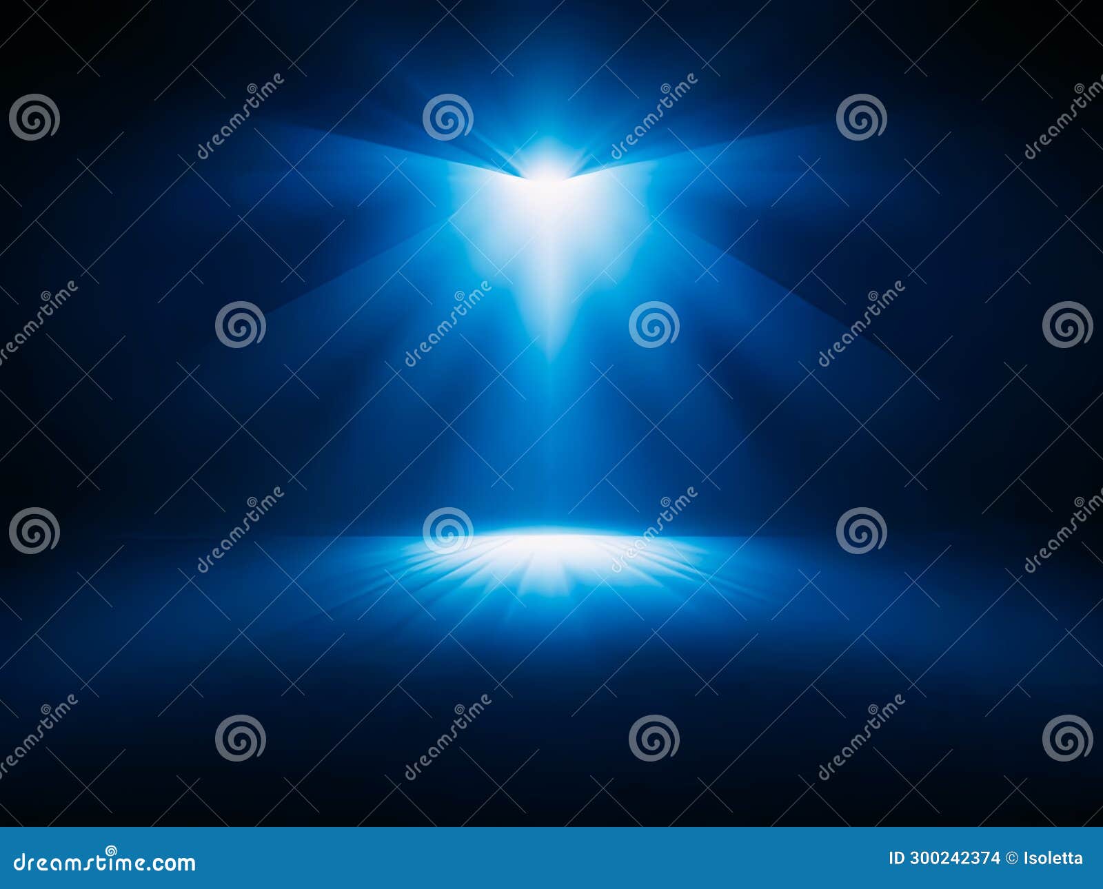 Bright Flare of Light. Magical Flash in the Darkness Stock Photo ...