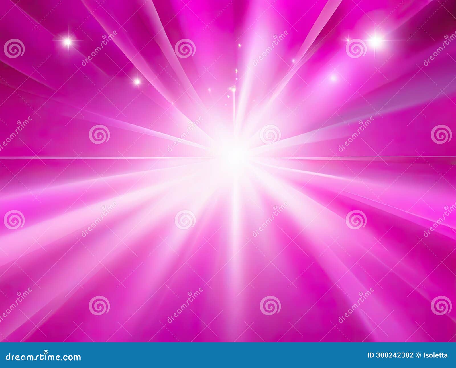 Bright Flare of Light. Magical Flash in the Darkness Stock Photo ...