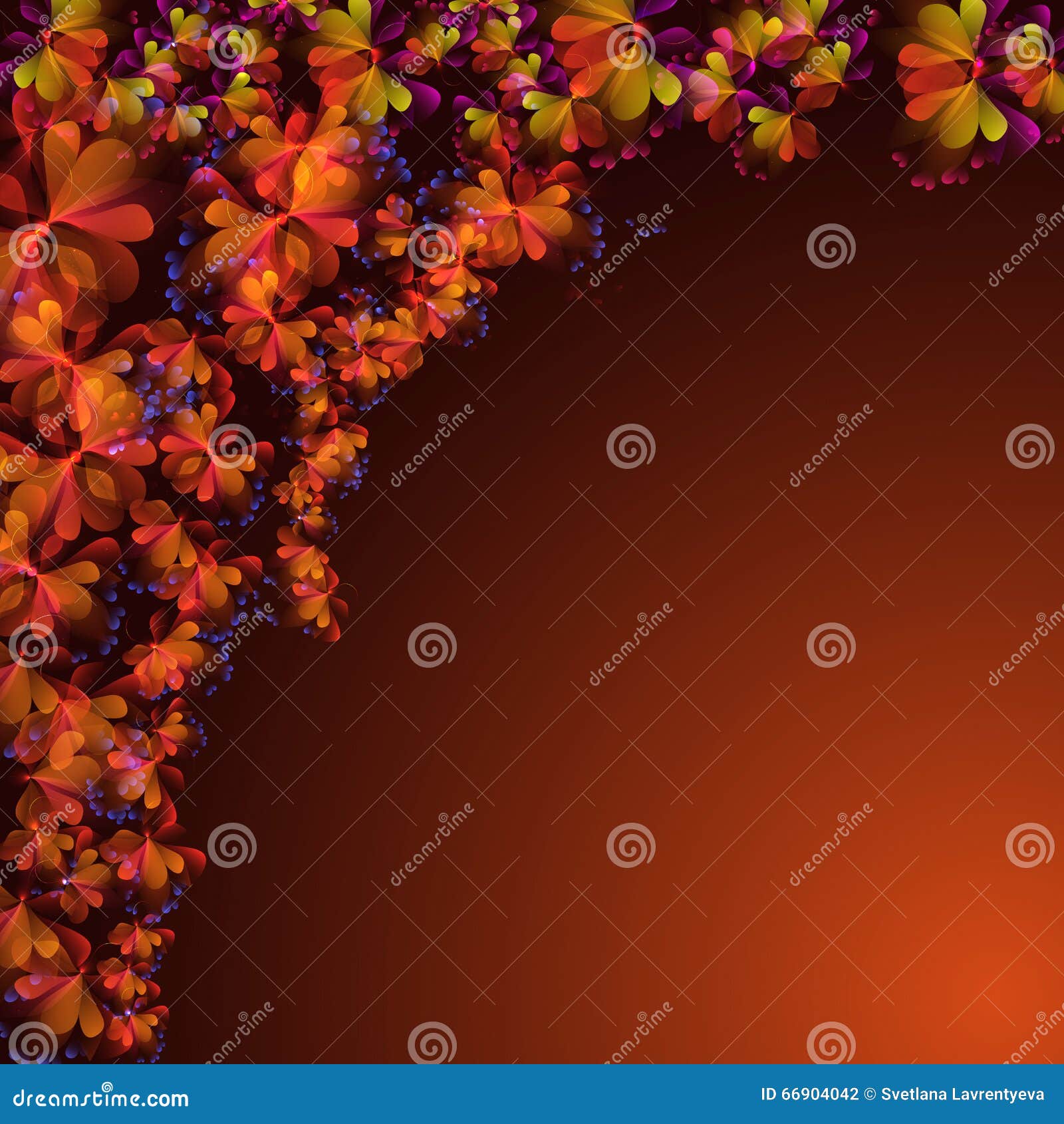 Bright Floral Background, Vector Stock Vector - Illustration of modern ...