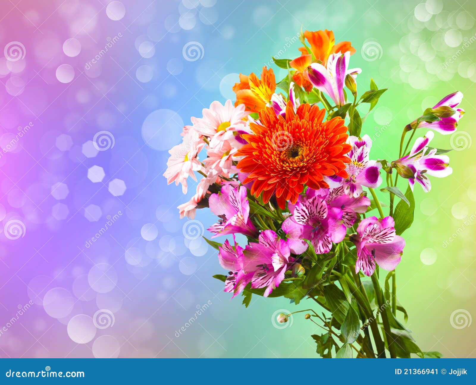 Bright flower bouquet stock image. Image of elegance - 21366941