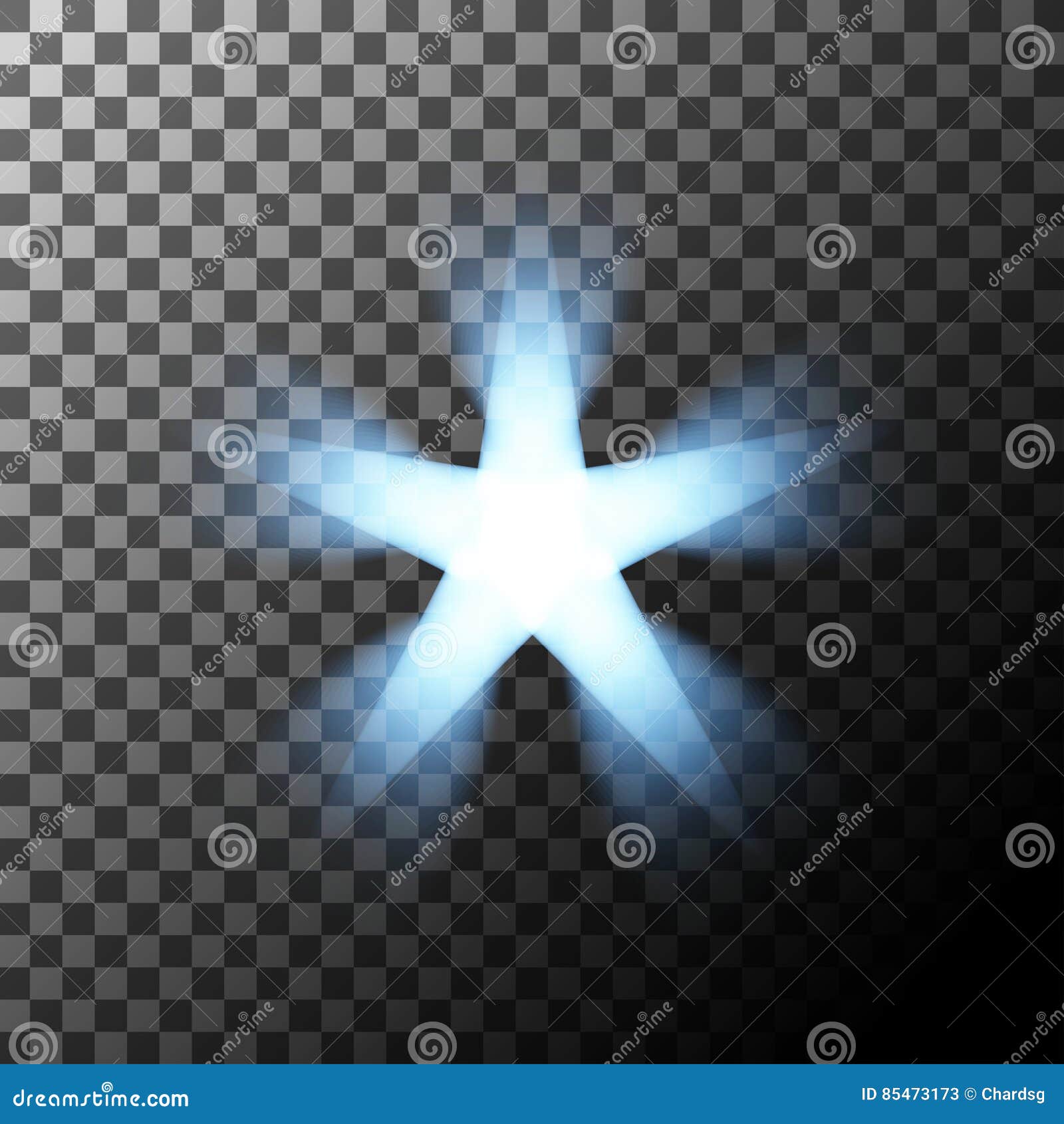 Bright Flying Star Isolated. Vector Illustration. Stock Vector ...