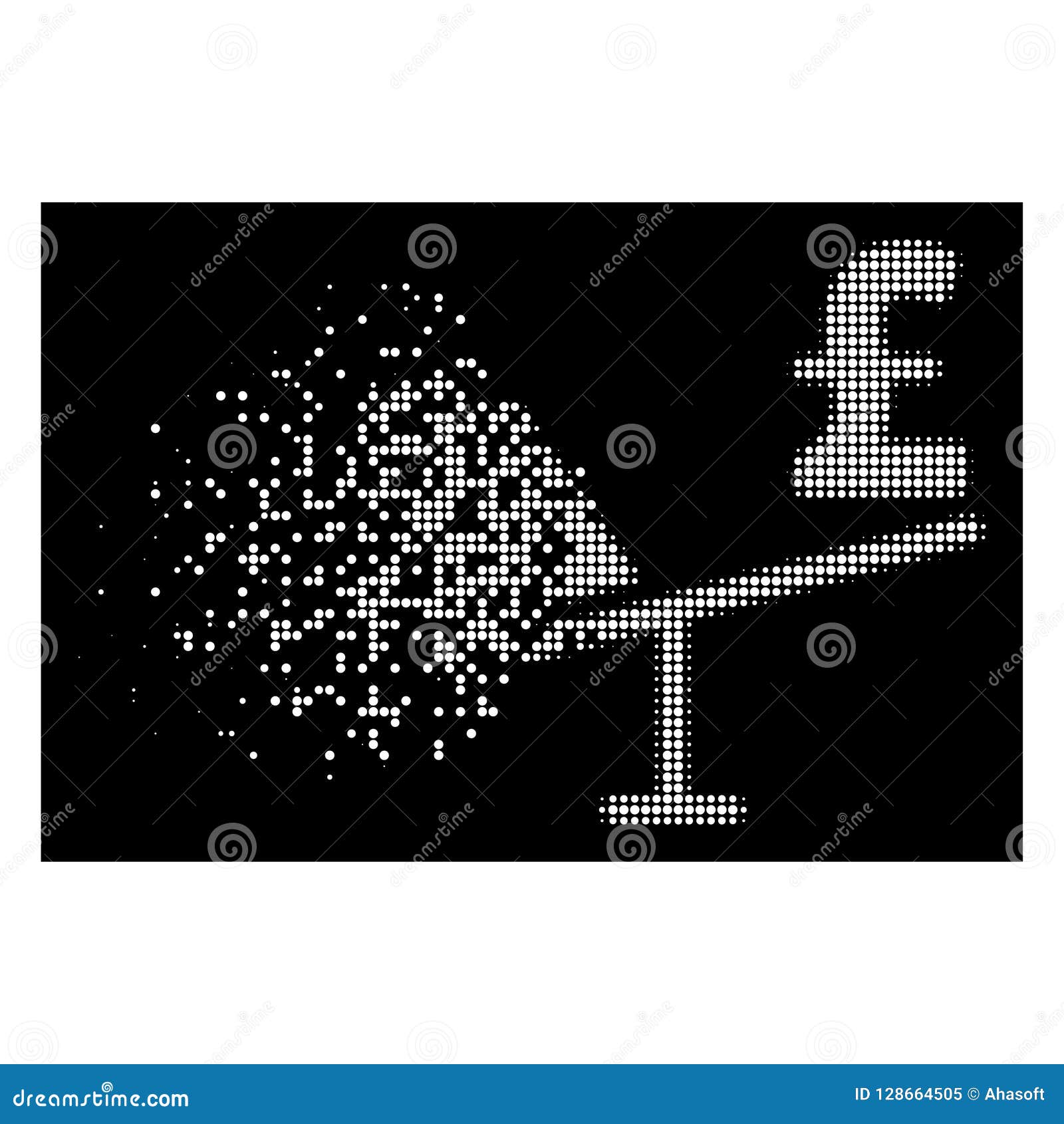 Bright Fractured Pixel Halftone Market Pound Price Swing Icon Stock ... Bright Fractured Pixel Halftone Market Pound Price Swing Icon Stock ...