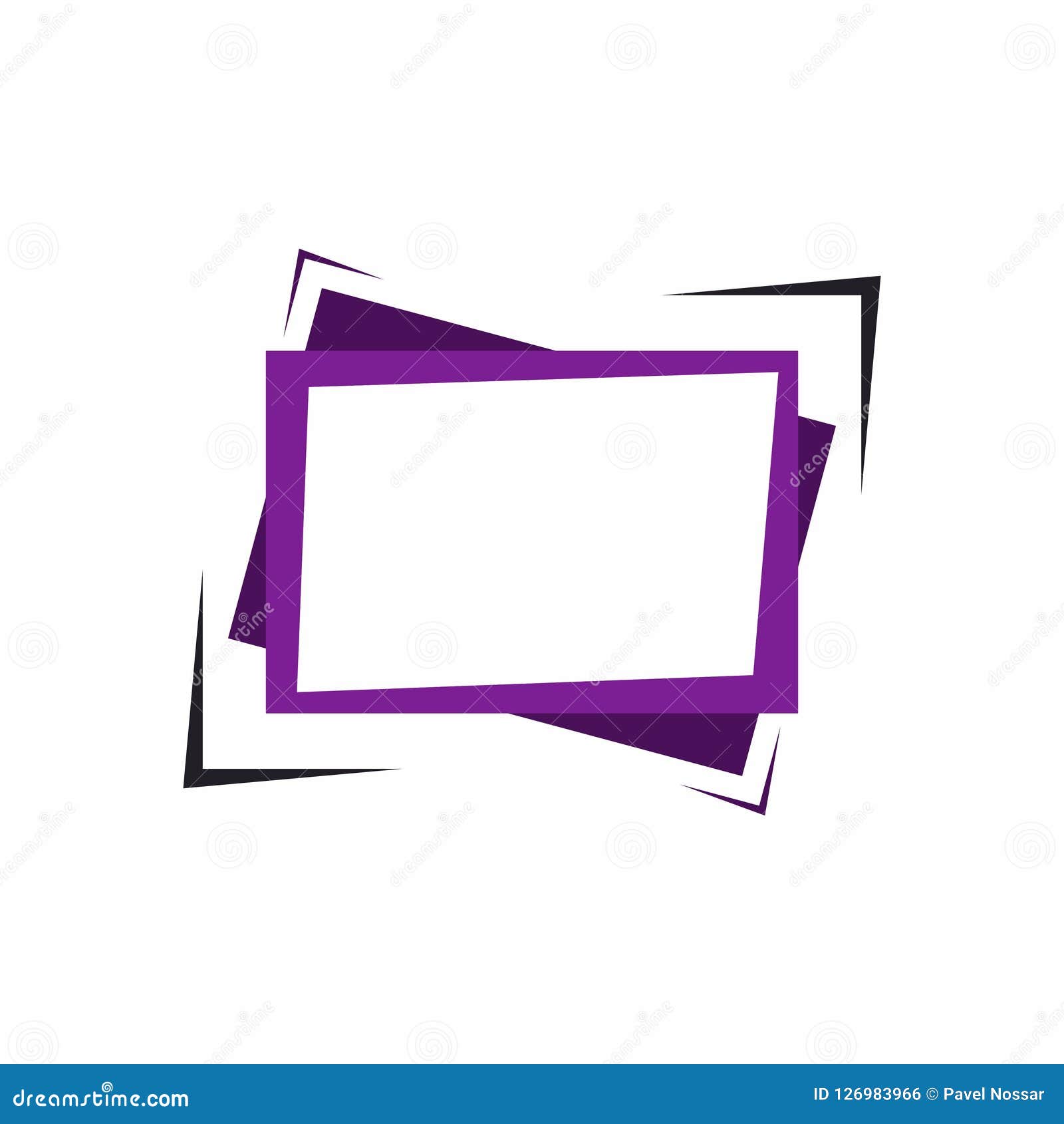 Bright Frame for Text or Banner. Web Design of Banners Stock Vector ...