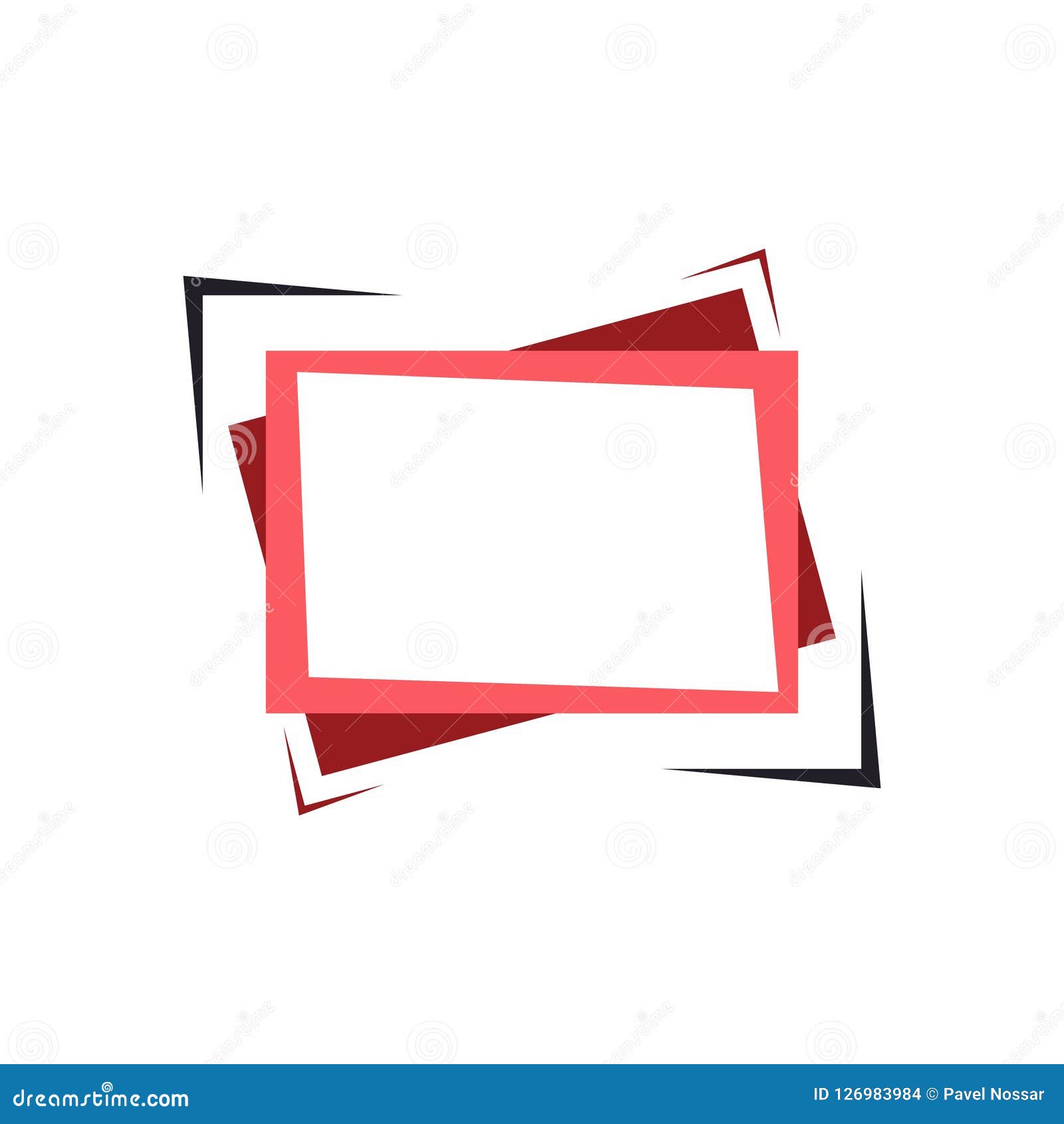Bright Frame for Text or Banner. Web Design of Banners Stock Vector ...