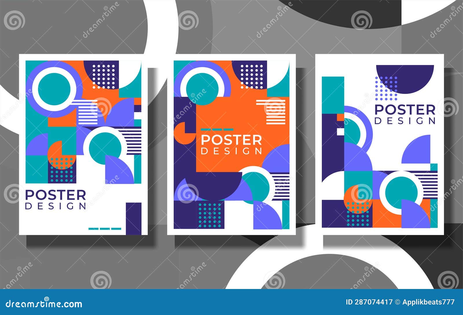 Bright Fresh Color Abstract Background Cover Design Stock Image - Image ...