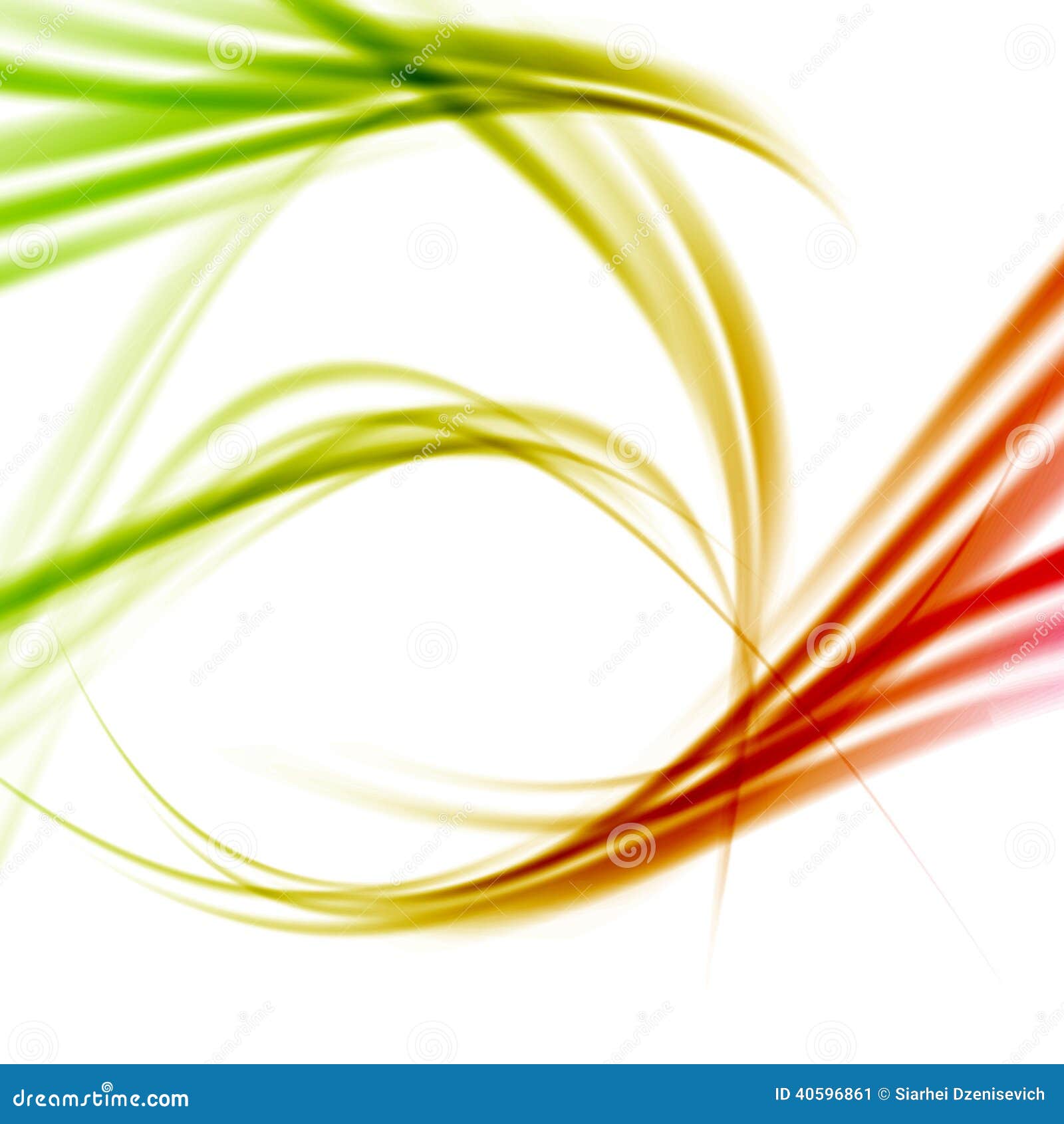 Bright Fresh Swoosh Lines Abstraction Stock Vector - Illustration of ...