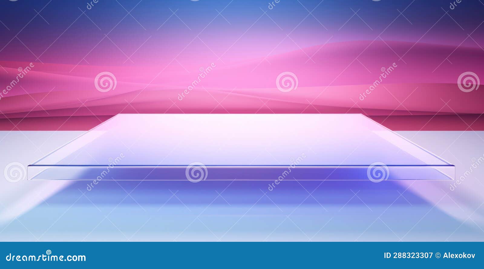 Bright Frosted Glass Effect Virtual Background AI Generated Stock ...