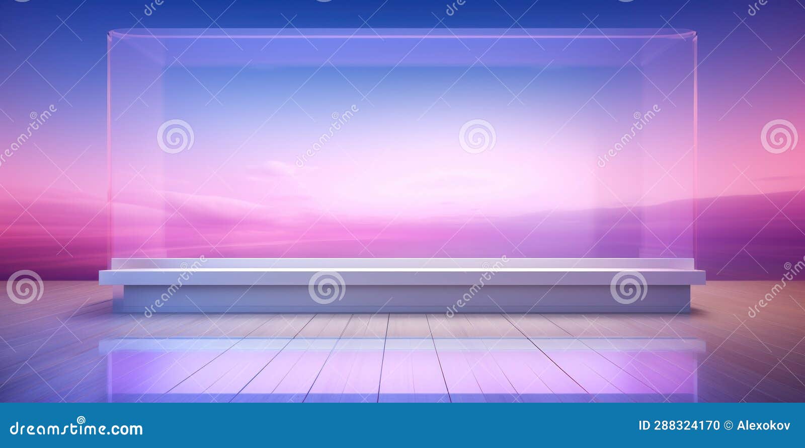 Bright Frosted Glass Effect Virtual Background AI Generated Stock ...