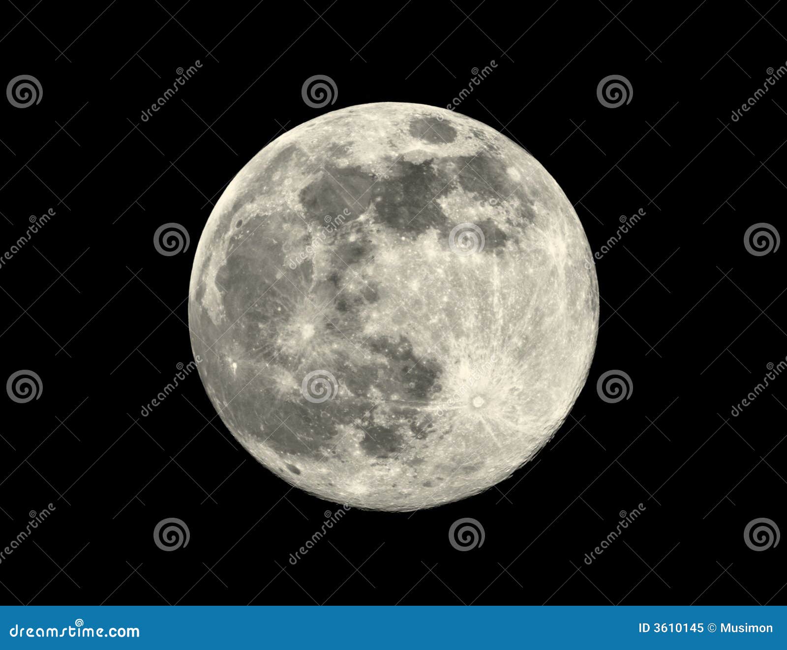 Bright Full Moon stock image. Image of isolated, science - 3610145