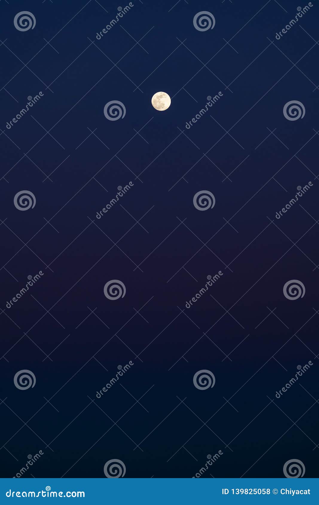 Full Moon at Dusk #2 stock photo. Image of deep, colorful - 139825058