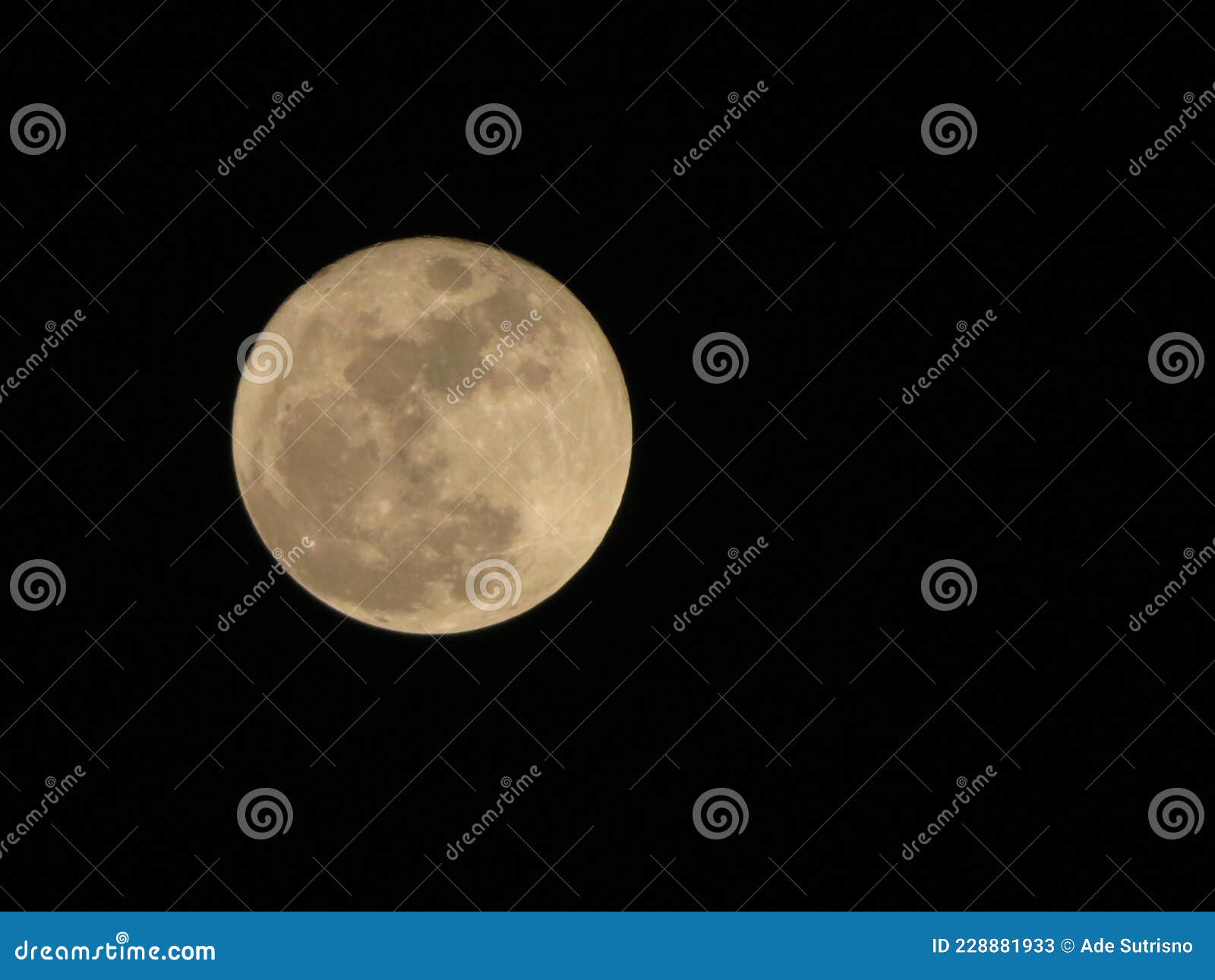 The Bright Full Moon in the Night Stock Image - Image of moonlight ...