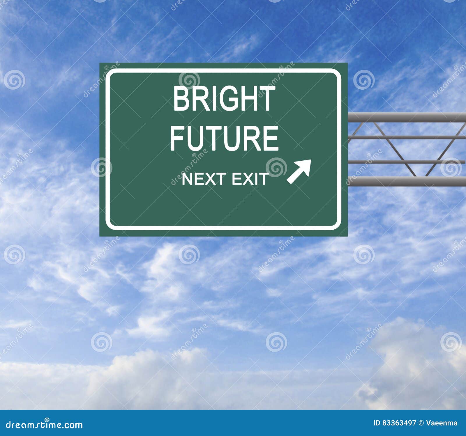 Bright future stock illustration. Illustration of life - 83363497