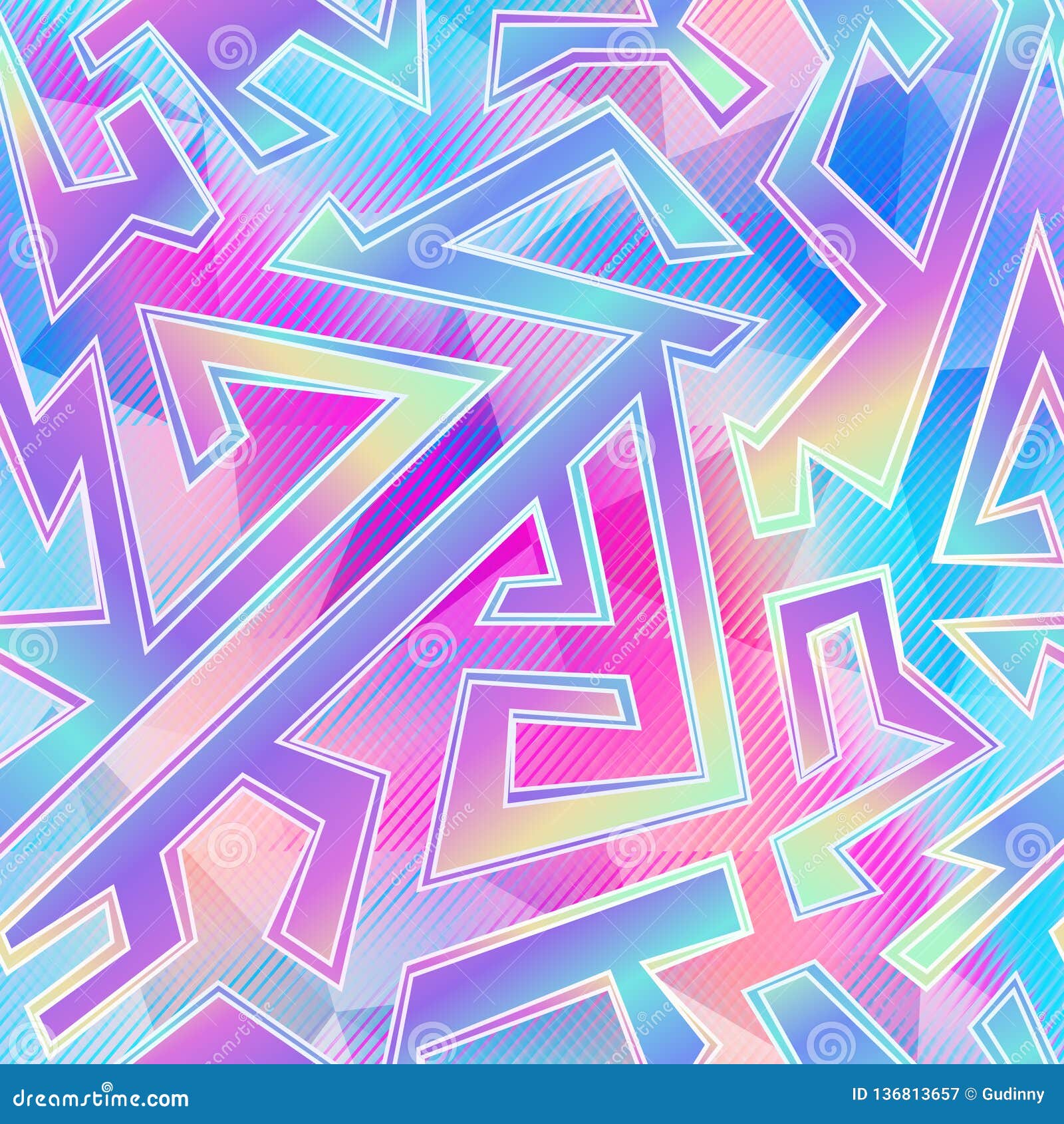 Bright geometric pattern stock vector. Illustration of light - 136813657