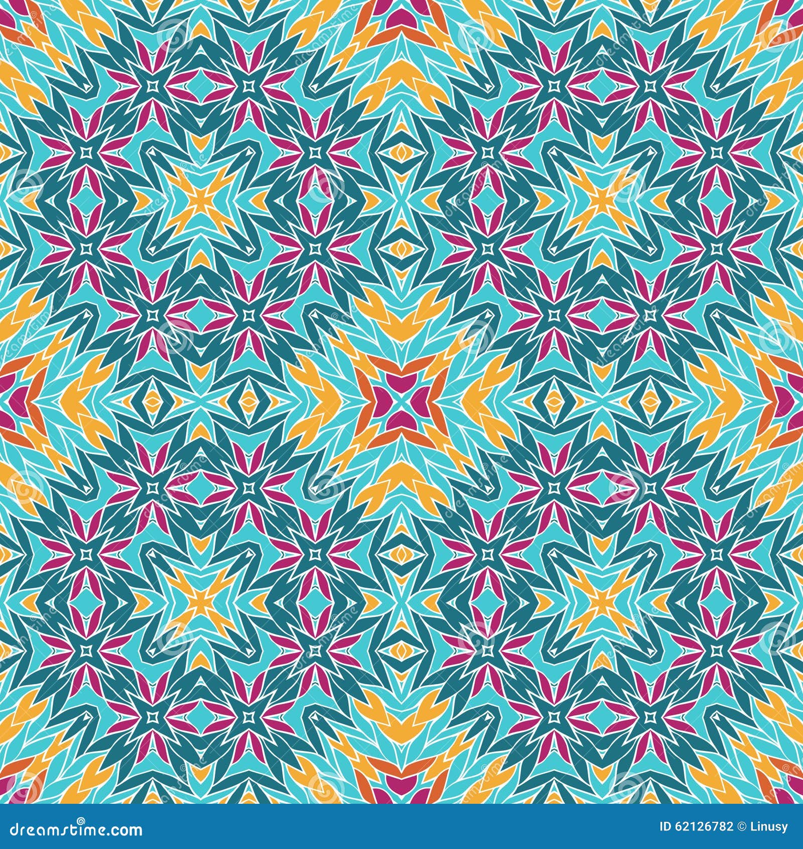 Bright Geometric Seamless Pattern Stock Vector - Illustration of ...
