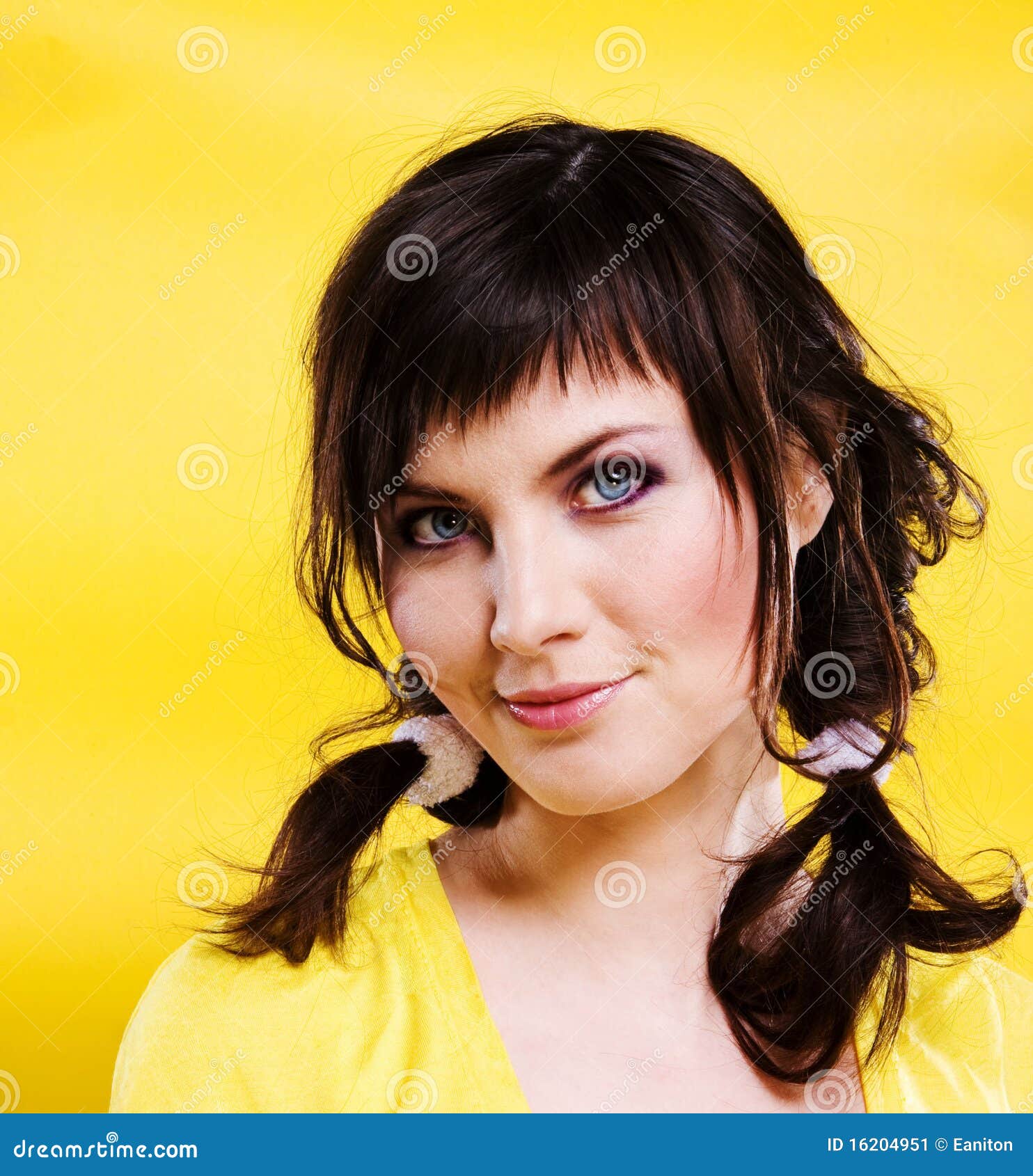 Bright girl stock image. Image of closeup, woman, smile - 16204951