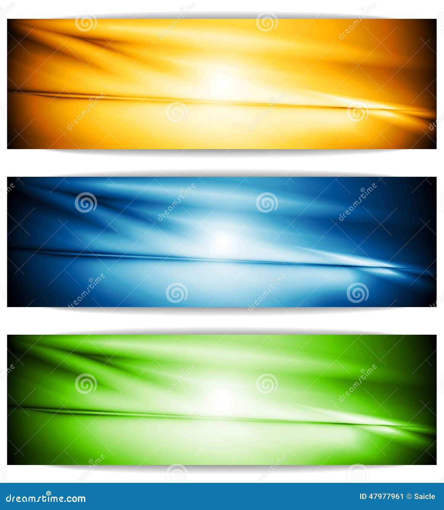 Bright glowing banners stock vector. Illustration of layout - 47977961