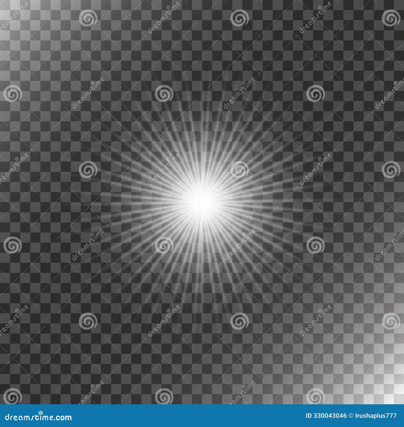 Bright Glowing Shining Star with Many Sharp Rays. Vector Light ...