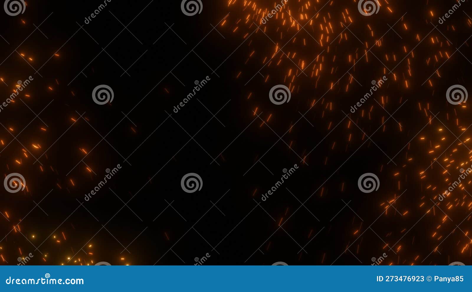 Bright Glowing Sparks Particles. Fireworks Like Background Stock ...
