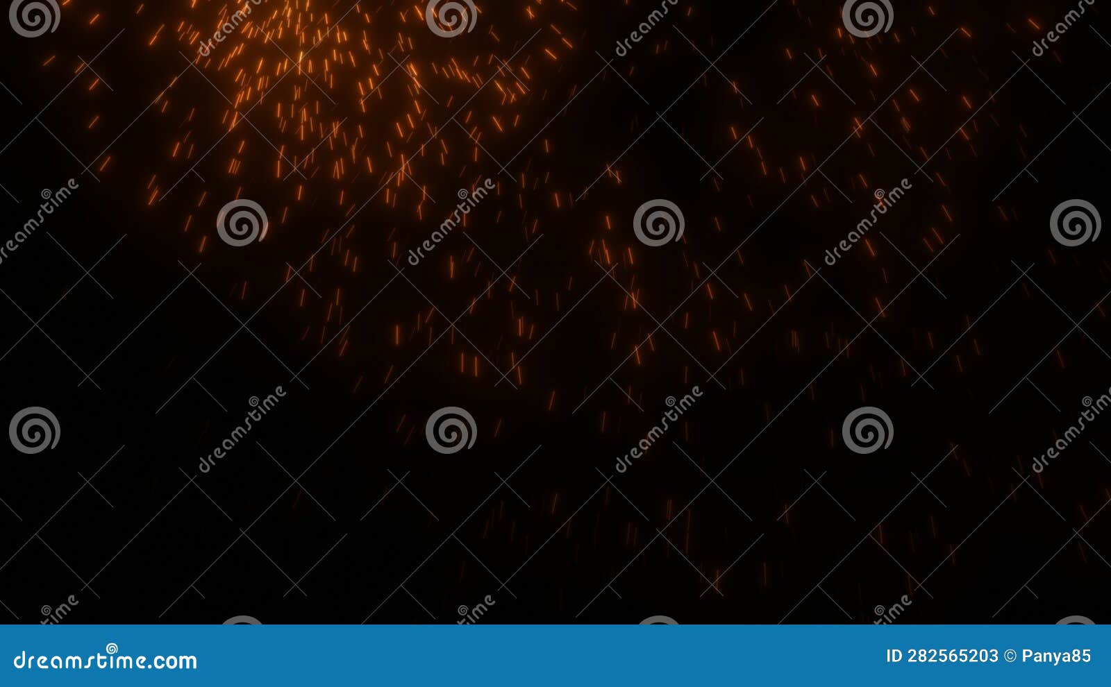 Bright Glowing Sparks Particles. Fireworks Like Background Stock ...
