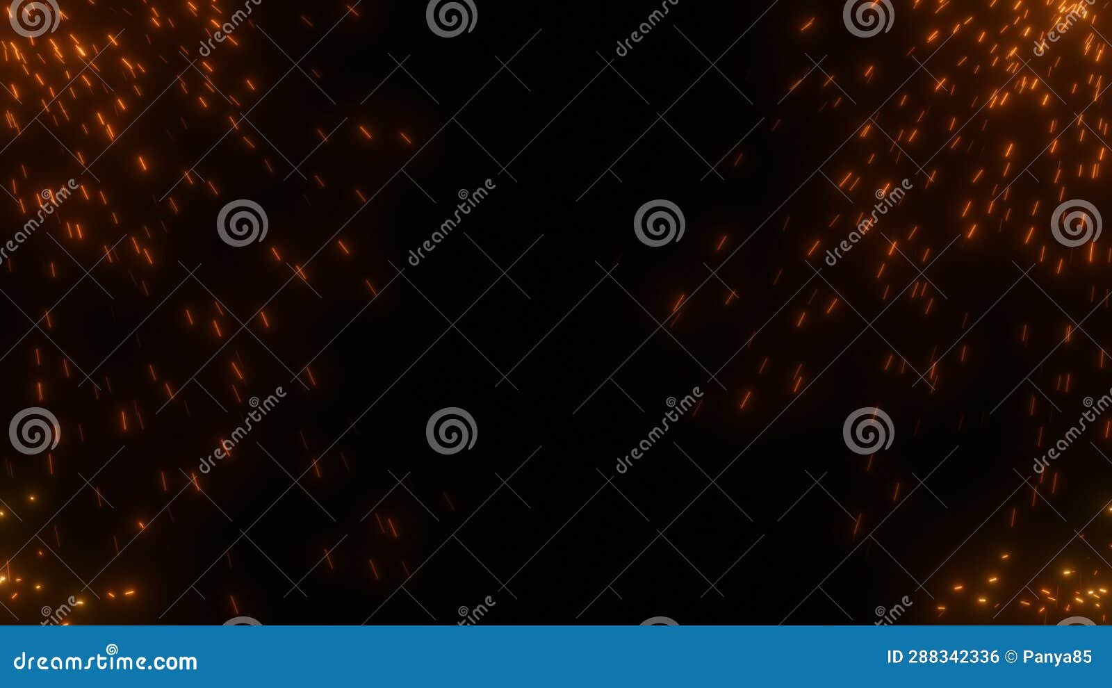 Bright Glowing Sparks Particles. Fireworks Like Background Stock Photo ...