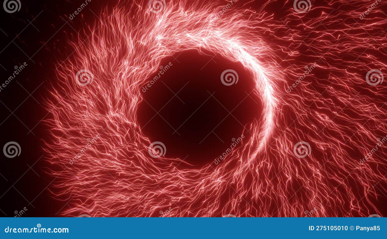 Bright Glowing Sparks Particles Spinning in a Circle. Fireworks with ...