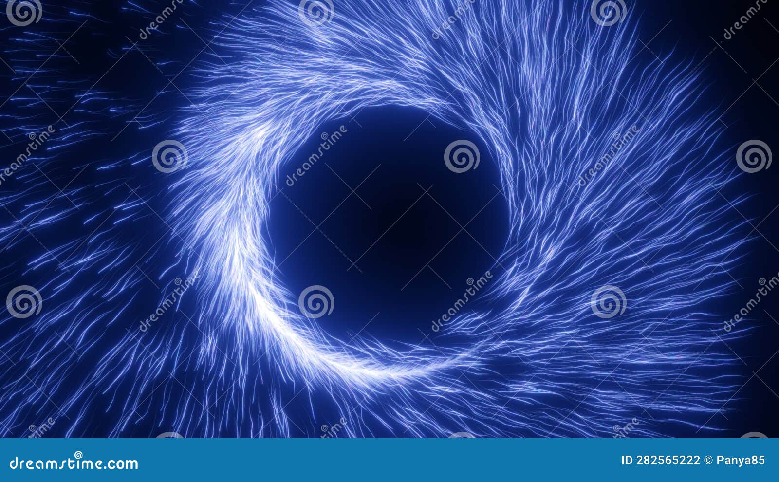 Bright Glowing Sparks Particles Spinning in a Circle. Fireworks with ...