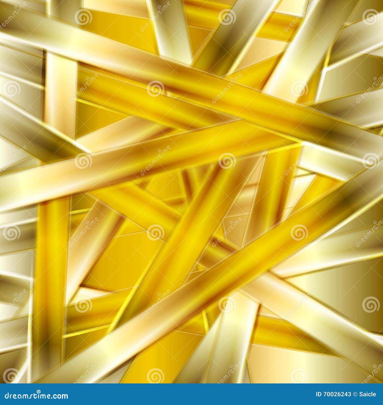 Bright Golden Abstract Stripes Background Stock Vector - Illustration ...