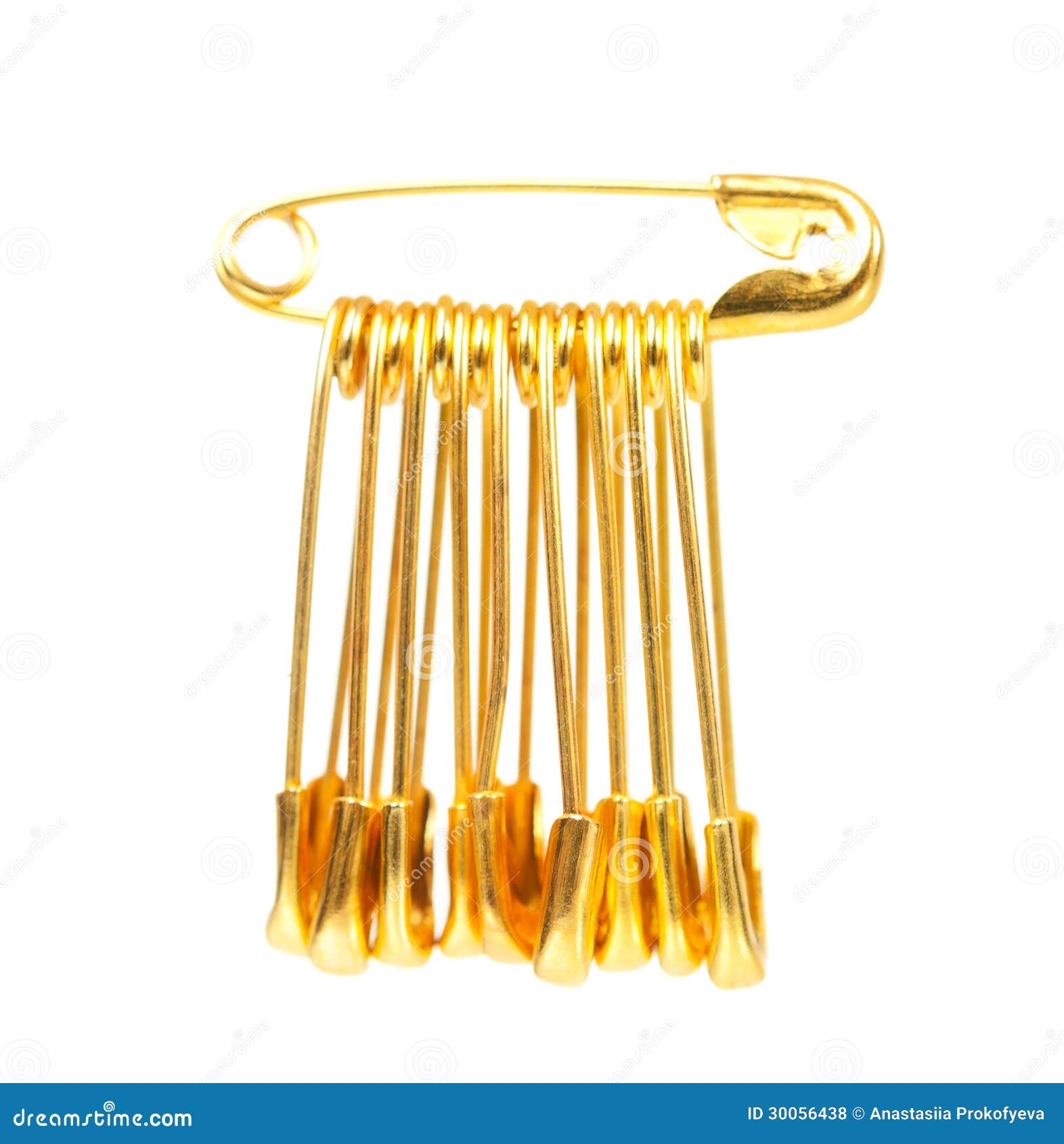 Golden pins stock photo. Image of needle, segment, collection - 30056438
