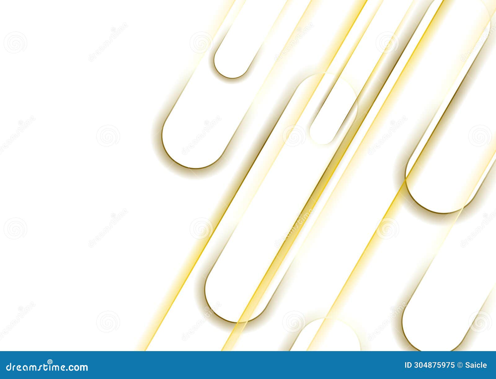 Bright Golden Smooth Linear Elements Abstract Retro Background Stock ...