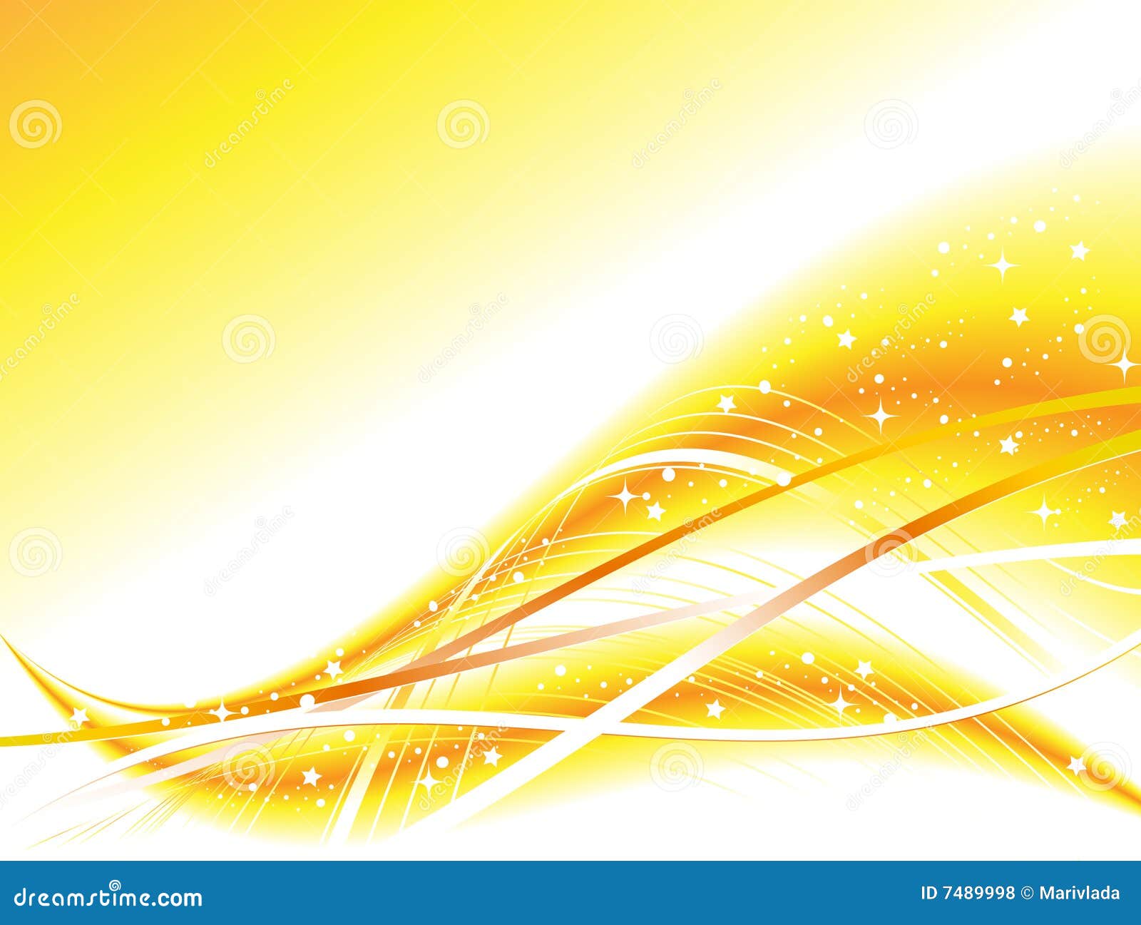 Bright golden vector stock vector. Illustration of modern - 7489998