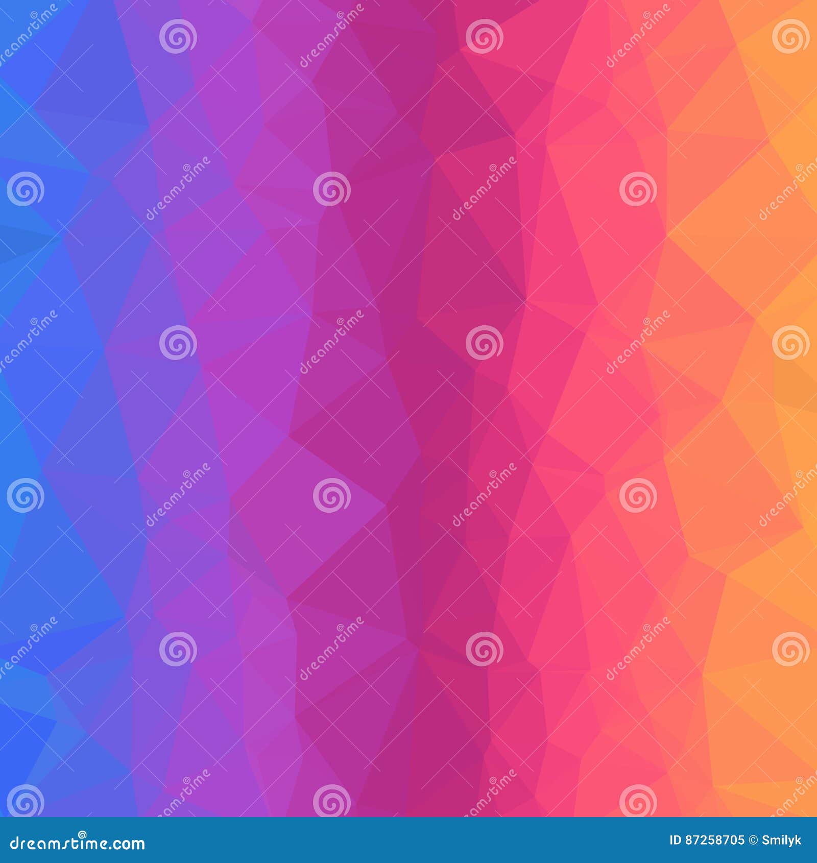 Bright Gradient Abstract Texture of Asymmetric Triangles. Stock Vector ...