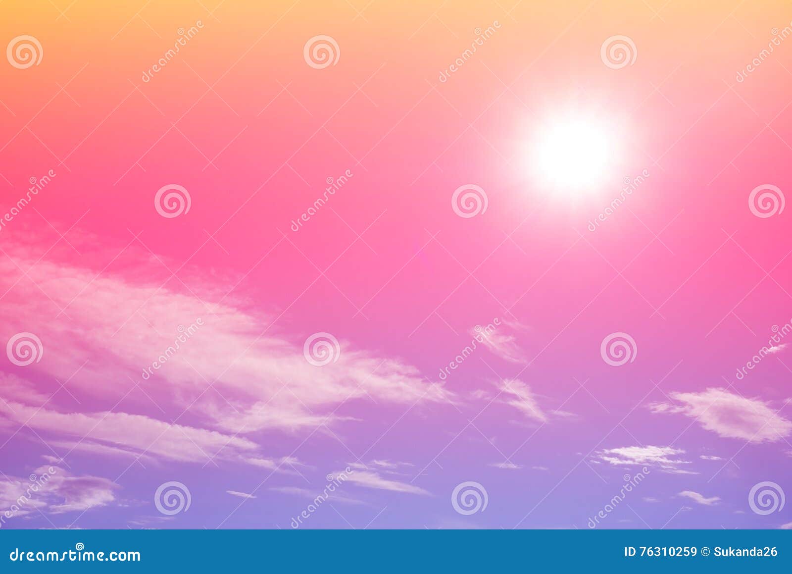 Bright Gradient Colorful Sky Stock Image - Image of pure, beam: 76310259