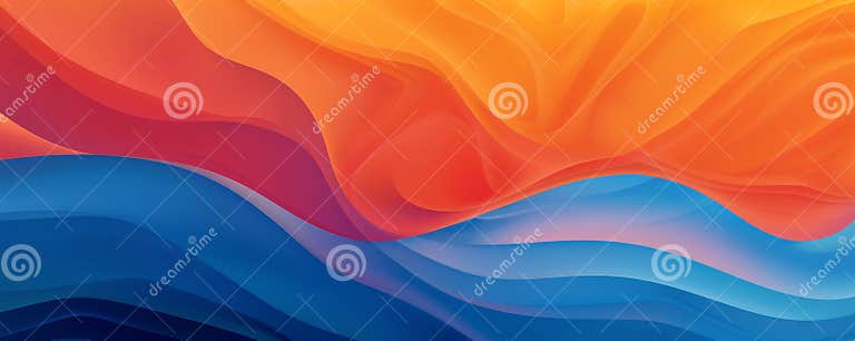 A Bright Gradient Wave Pattern Featuring Smooth, Undulating Curves ...