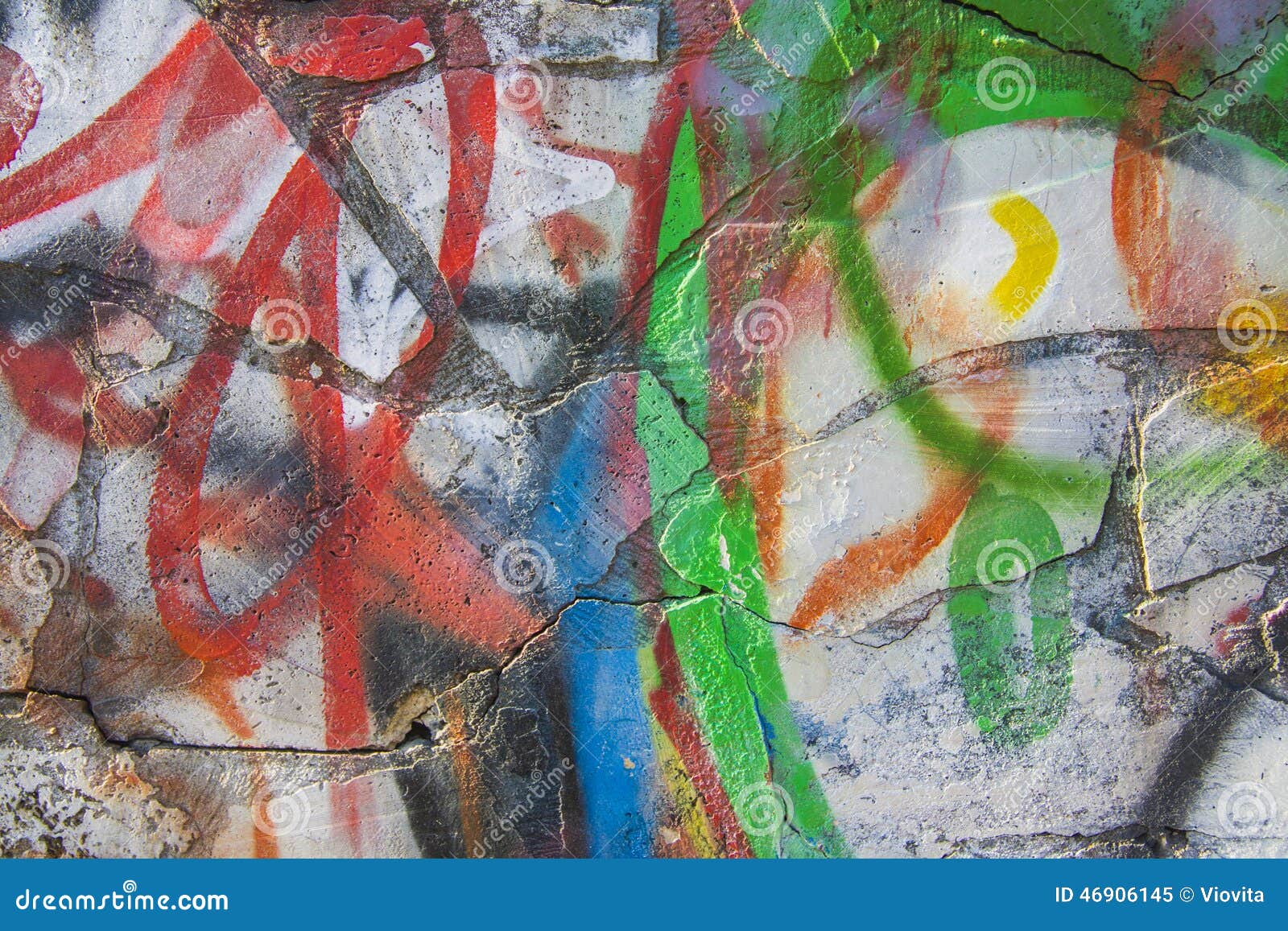 Bright Graffiti Background. Art Collection Stock Image - Image of ...