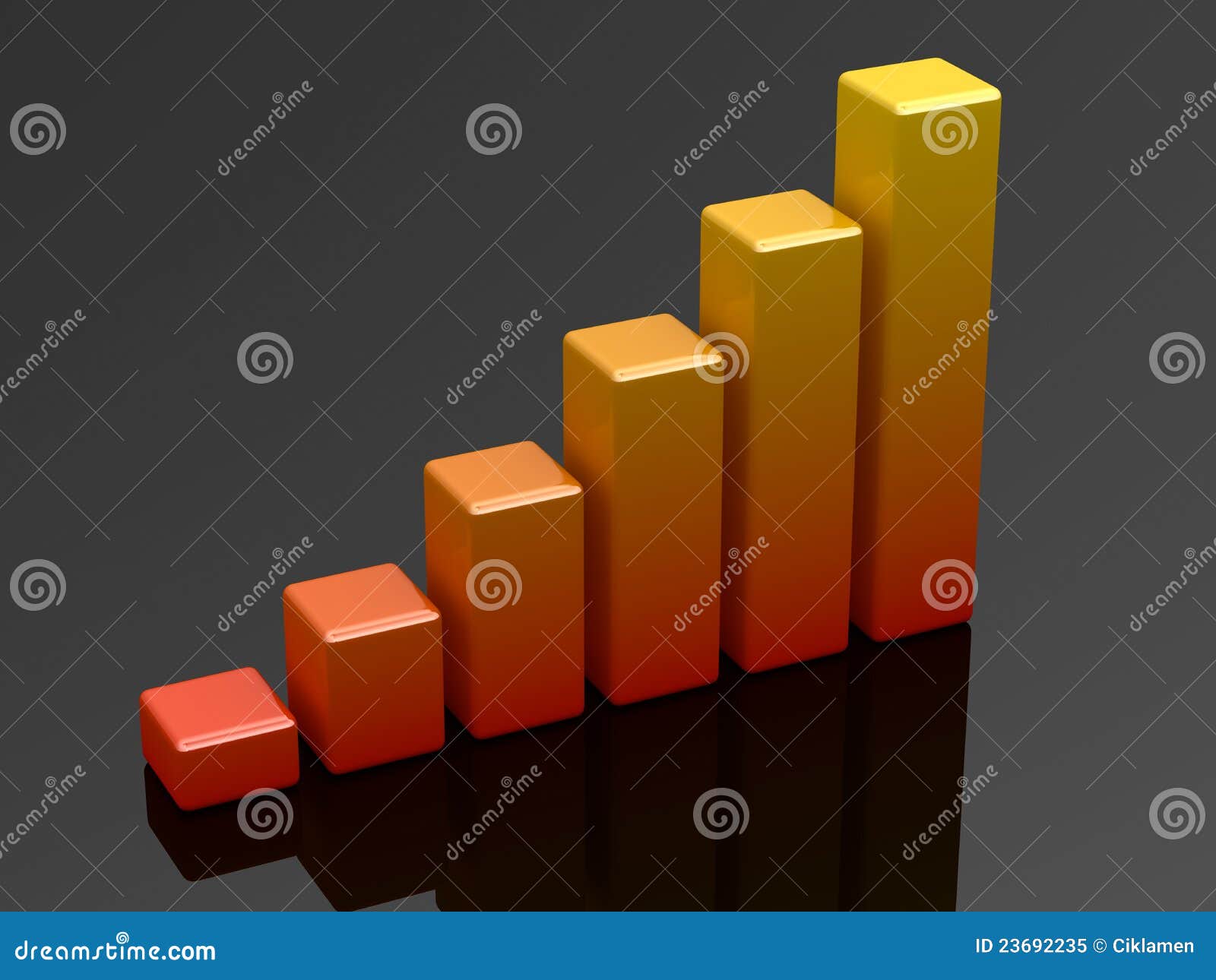 Bright graph stock illustration. Illustration of aspirations - 23692235