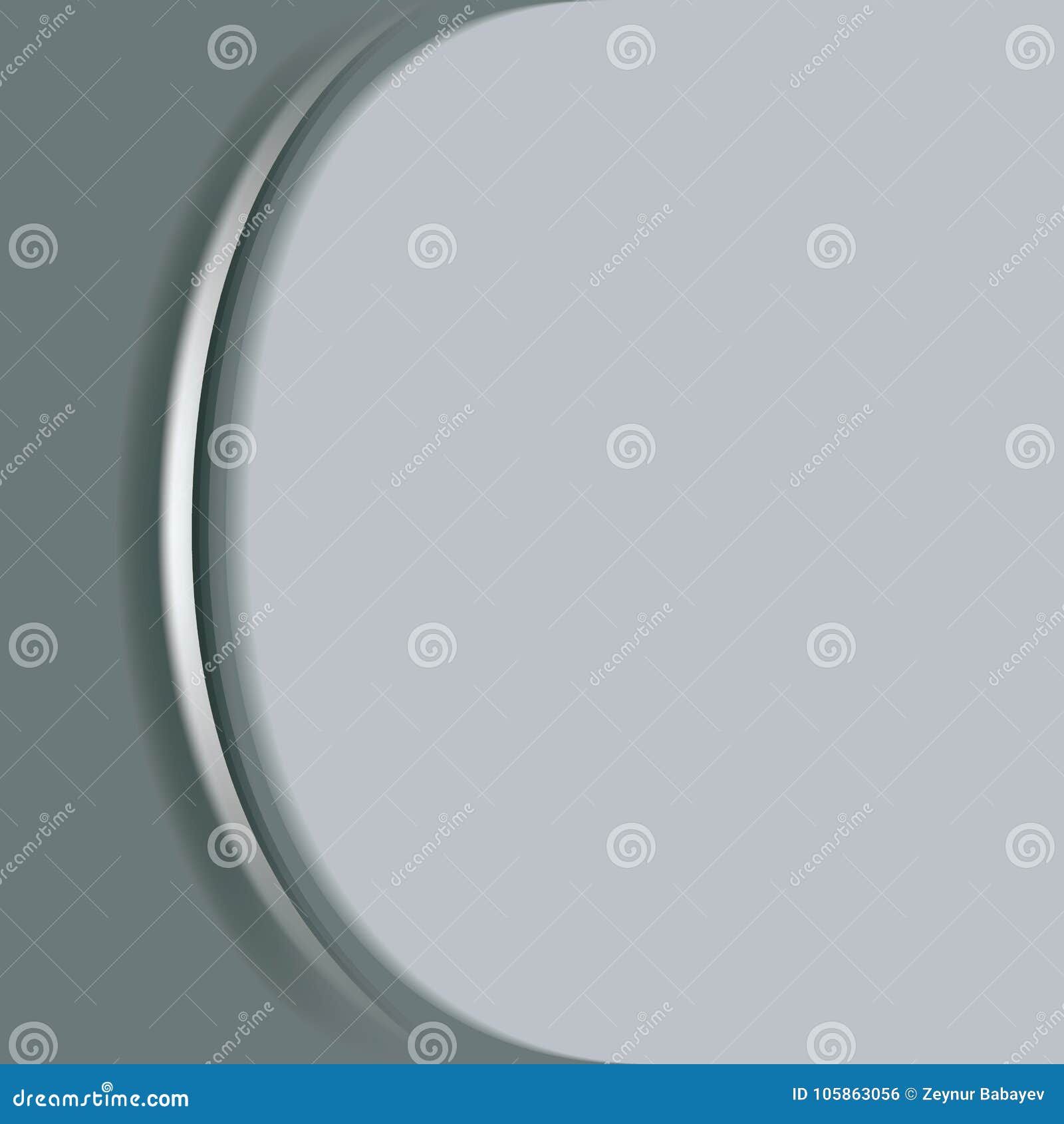 Bright Gray Vector Waves Abstract Background. Emty Space for Your Text ...