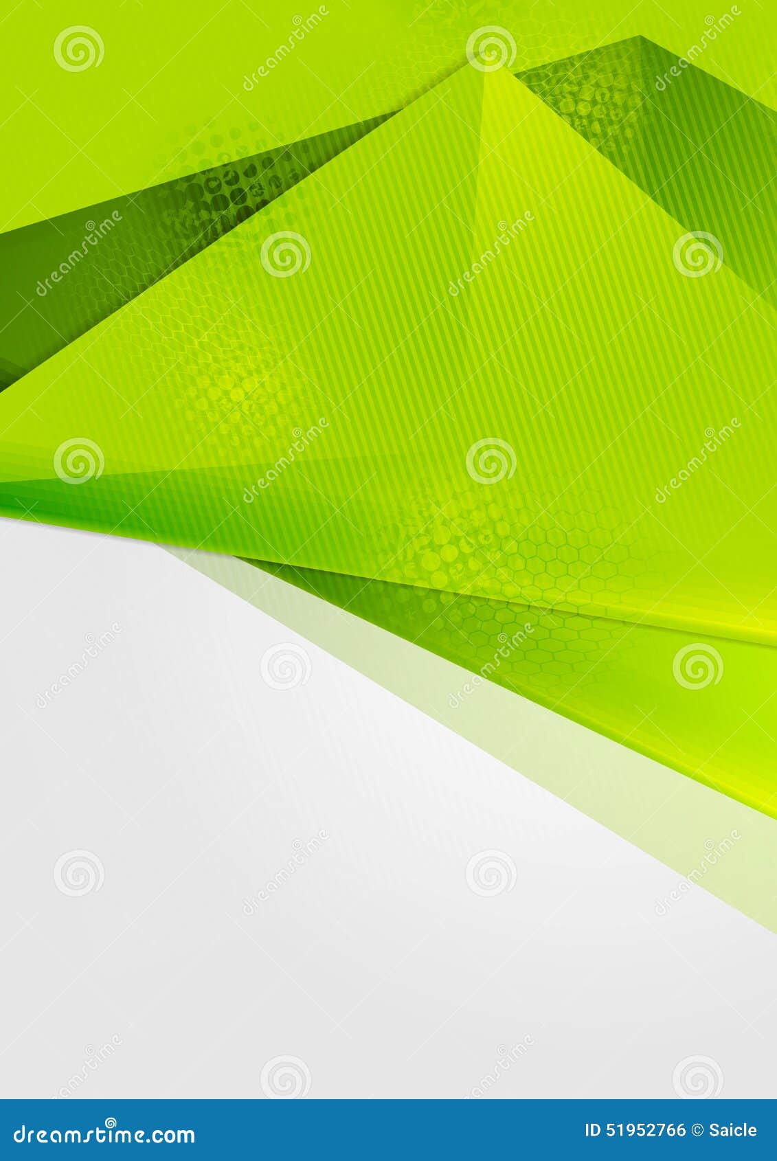 Bright Green Abstract Flyer Design Stock Vector - Illustration of bend ...