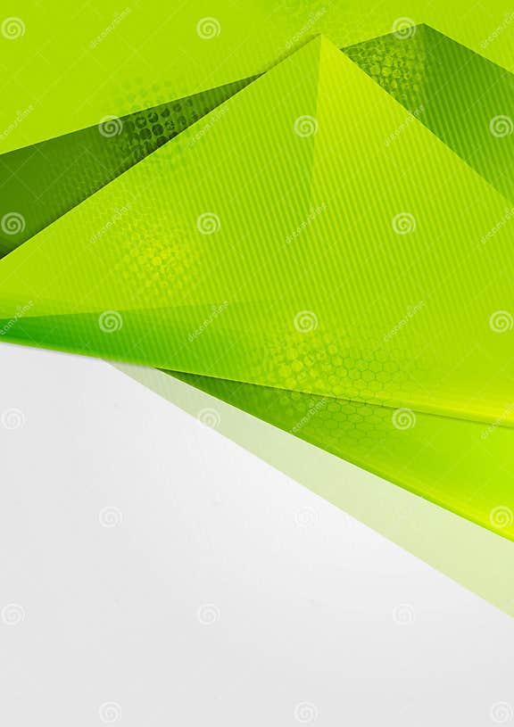 Bright Green Abstract Flyer Design Stock Vector - Illustration of bend ...