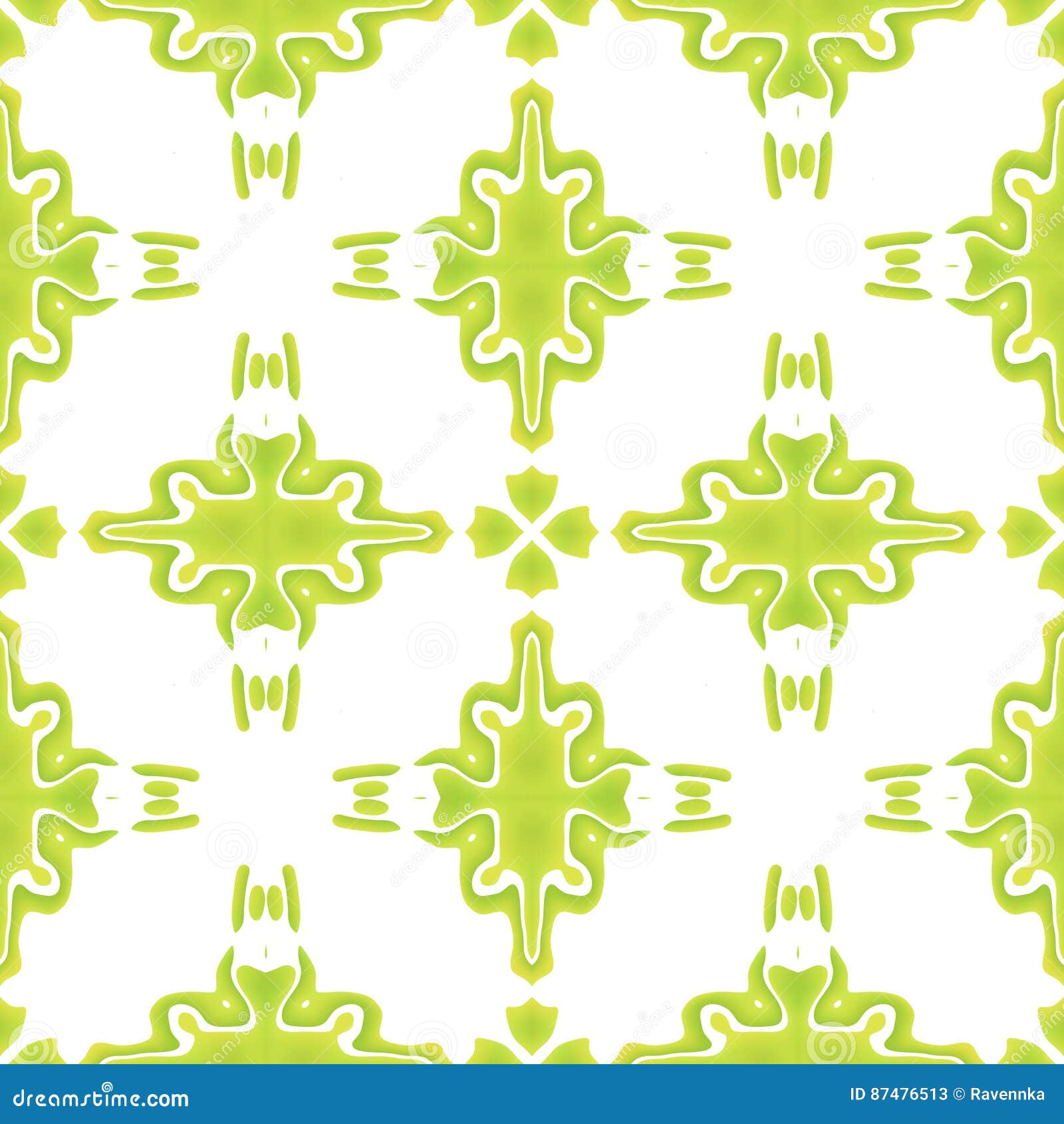 Bright Green Abstract Seamless Pattern Stock Illustration ...