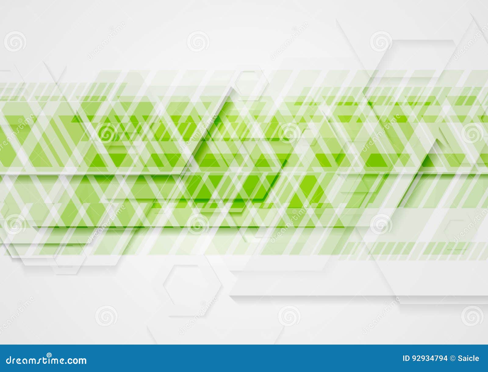 Bright Green Abstract Technology Background Stock Vector - Illustration ...