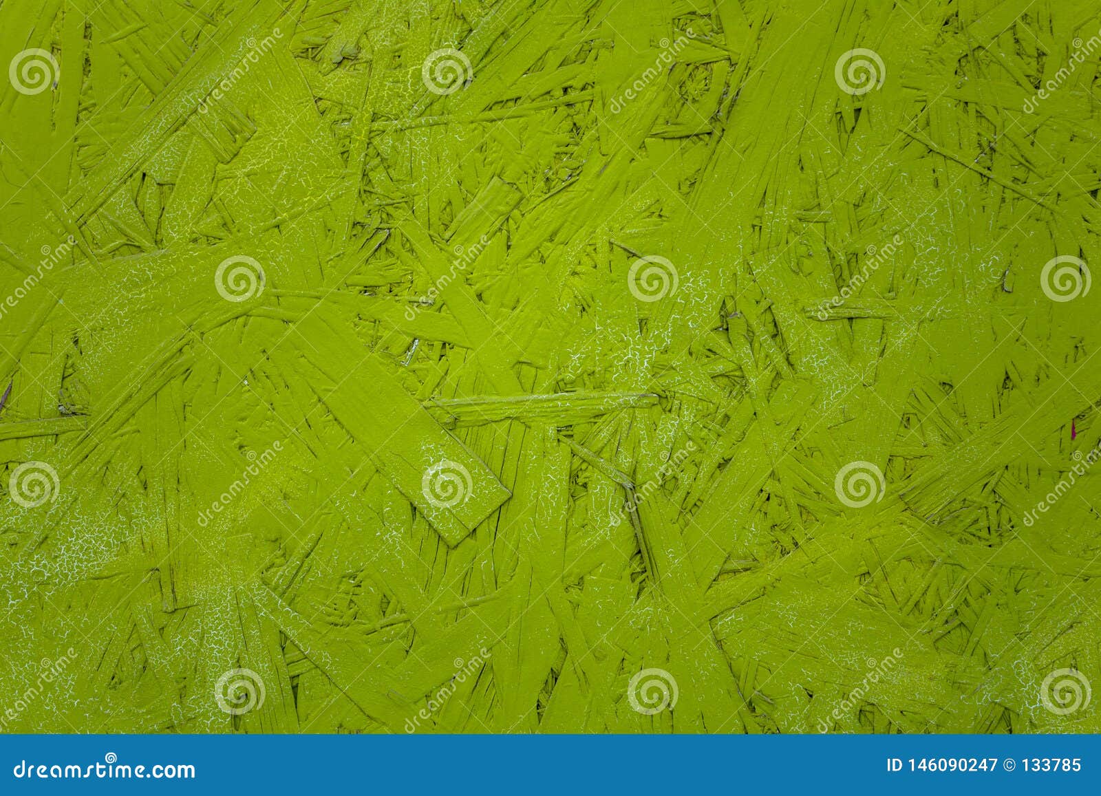 Bright Green Fiberboard with White Spots of Paint. Rough Surface ...