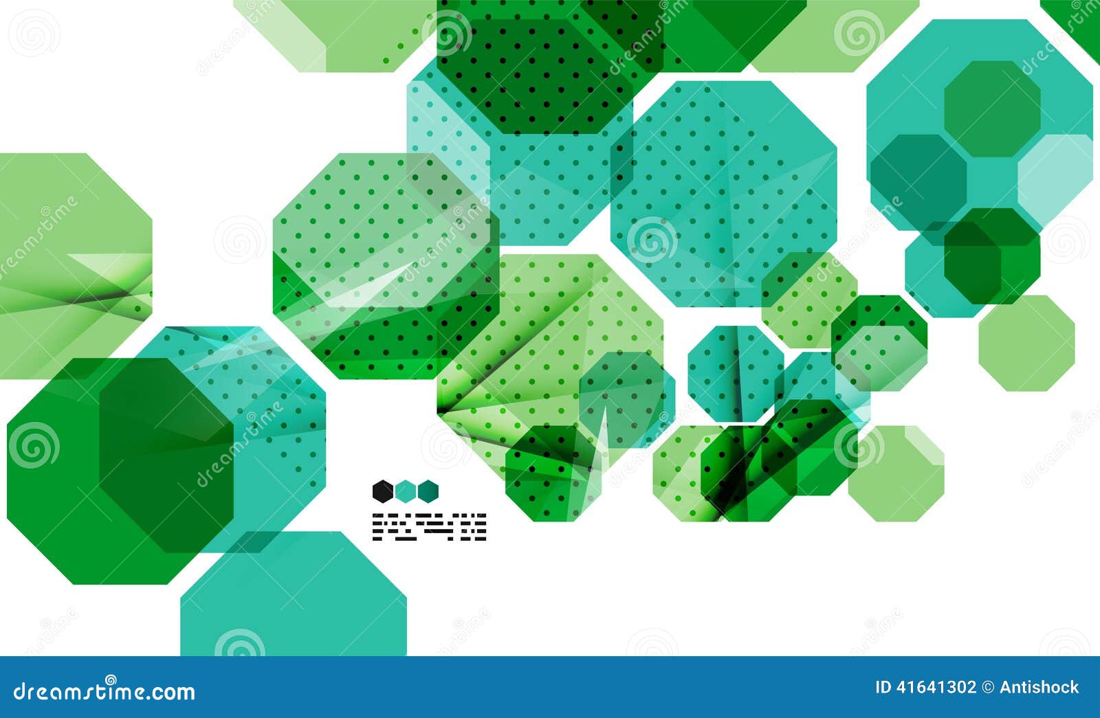 Bright Green Geometric Modern Design Template Stock Vector ...