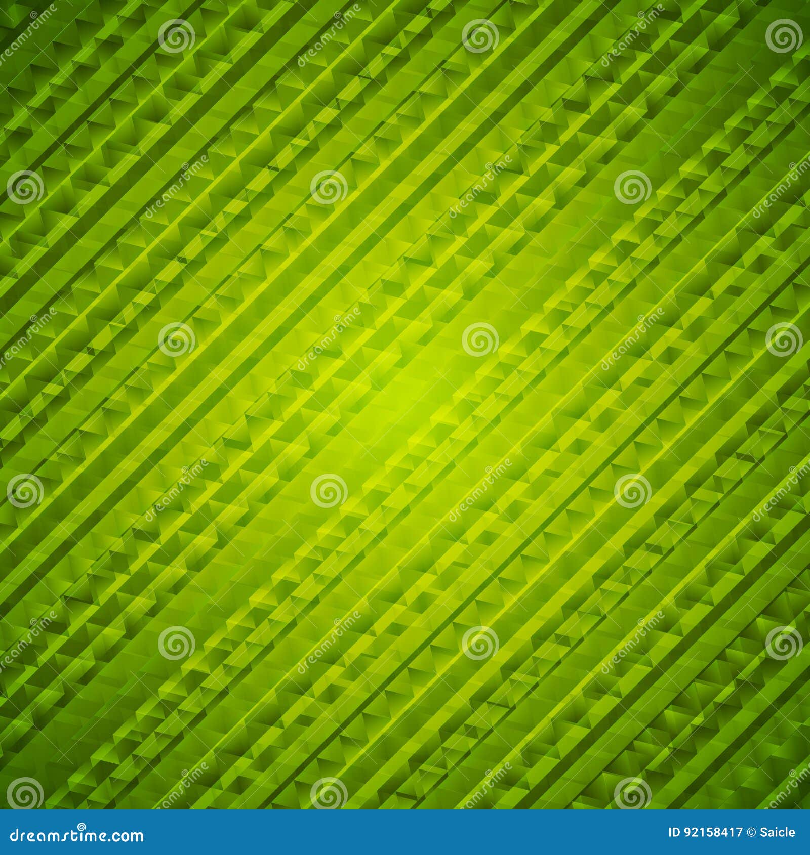 Bright Green Geometric Polygonal Texture Design Stock Vector ...