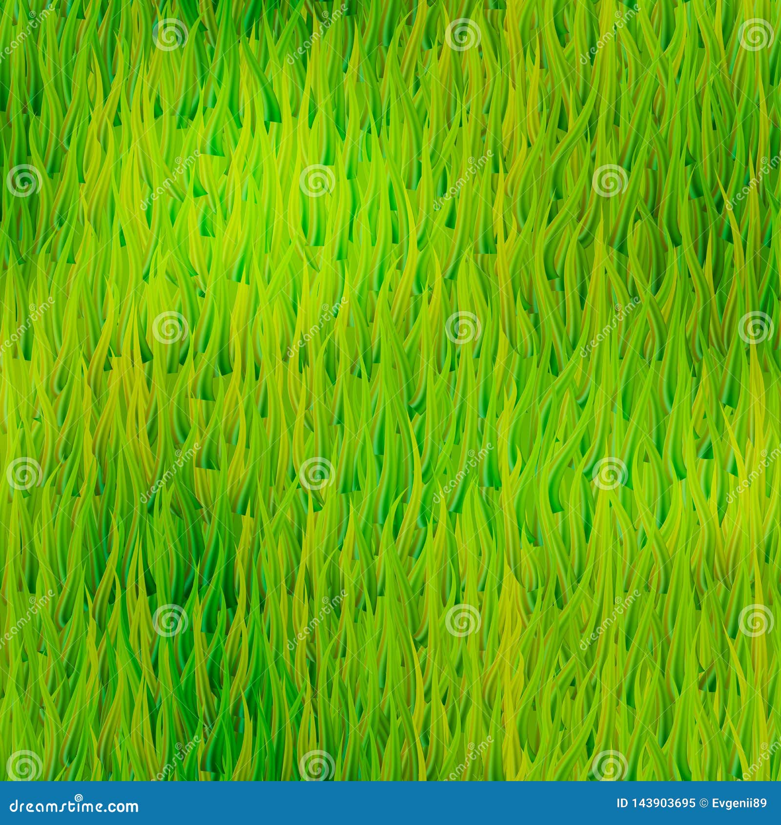 Bright Green Grass, Lush Summer Meadow Seamless Pattern Stock ...