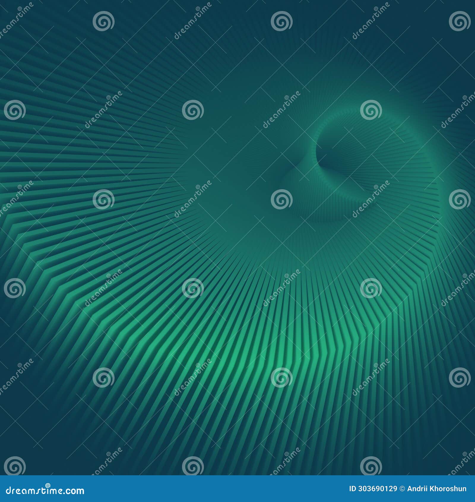 Bright Green Pattern of Wavy Lines. 3d Rendering Digital Illustration ...