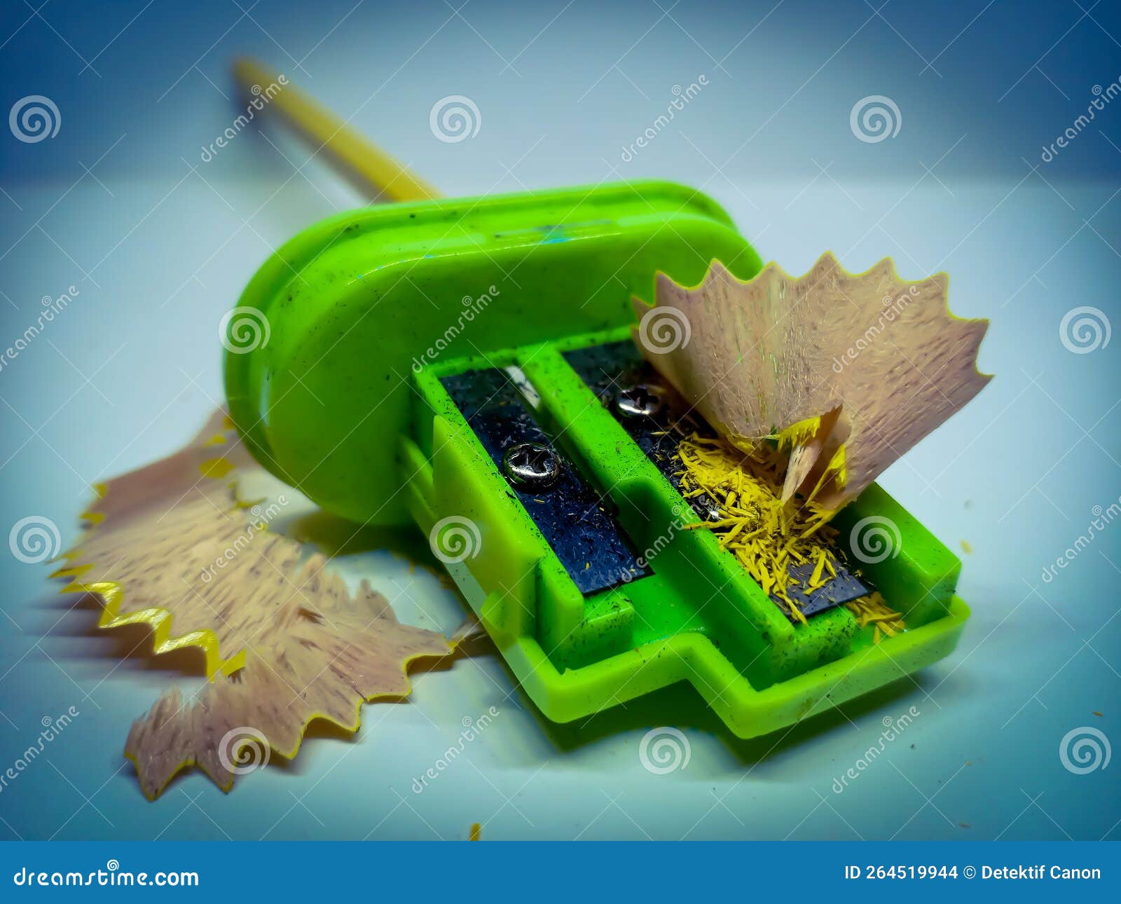 Bright Green Pencil Sharpener Stock Photo - Image of flower, meal ...