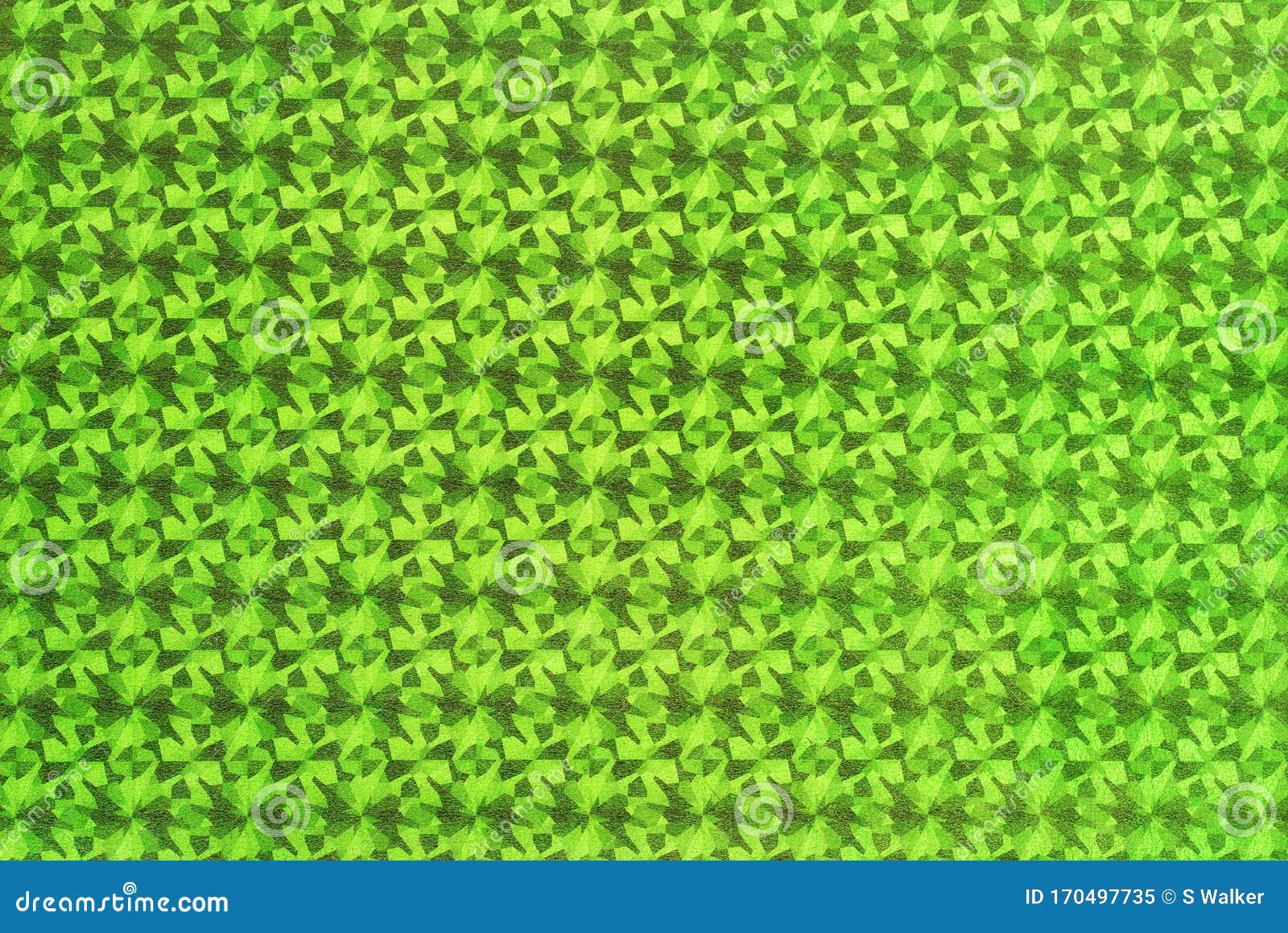 Bright Green Repeating Patterned Background. Abstract. Stock Image ...
