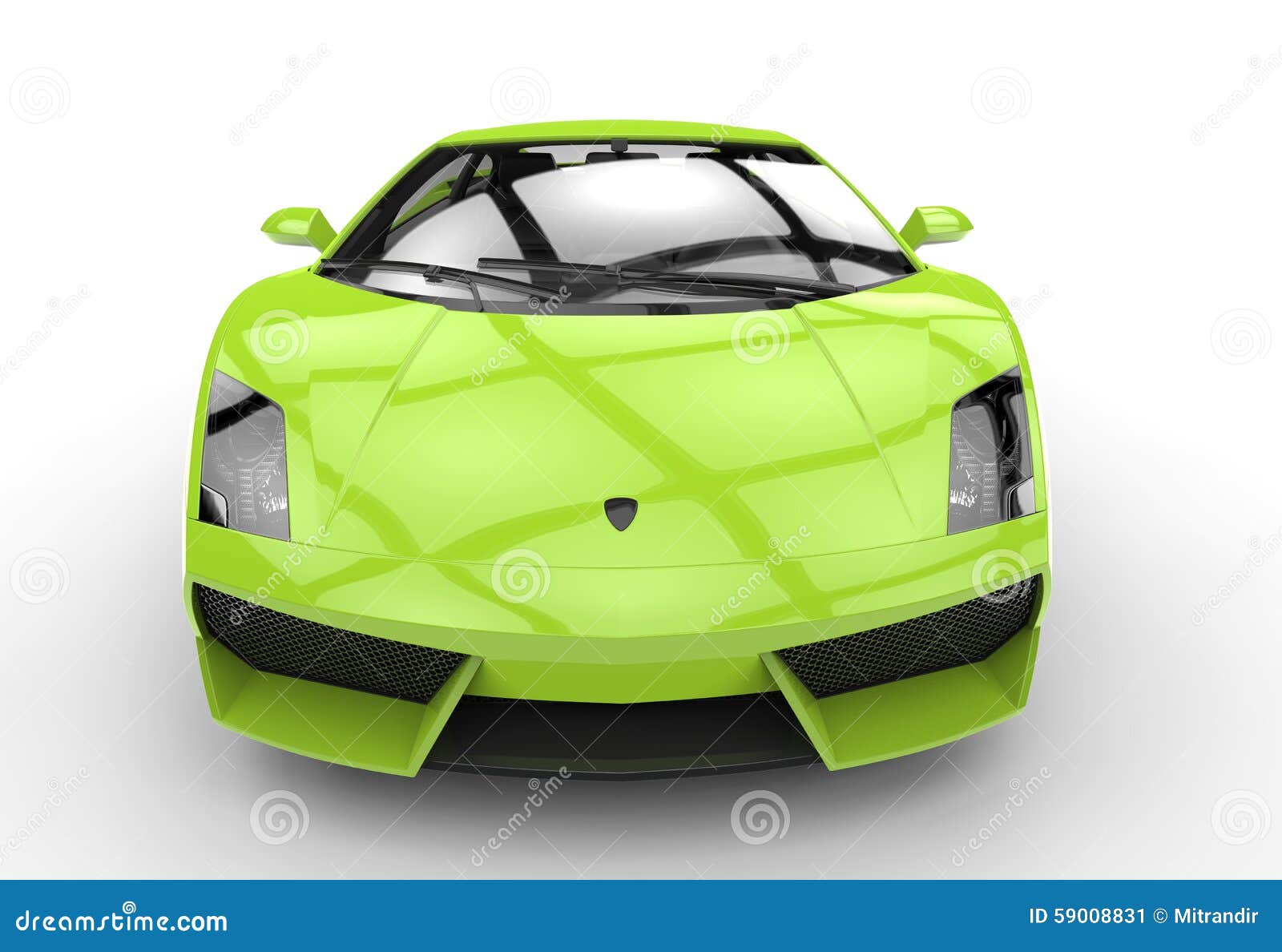 Modern Bright Green Car Front View Stock Images - Download 90 Royalty ...